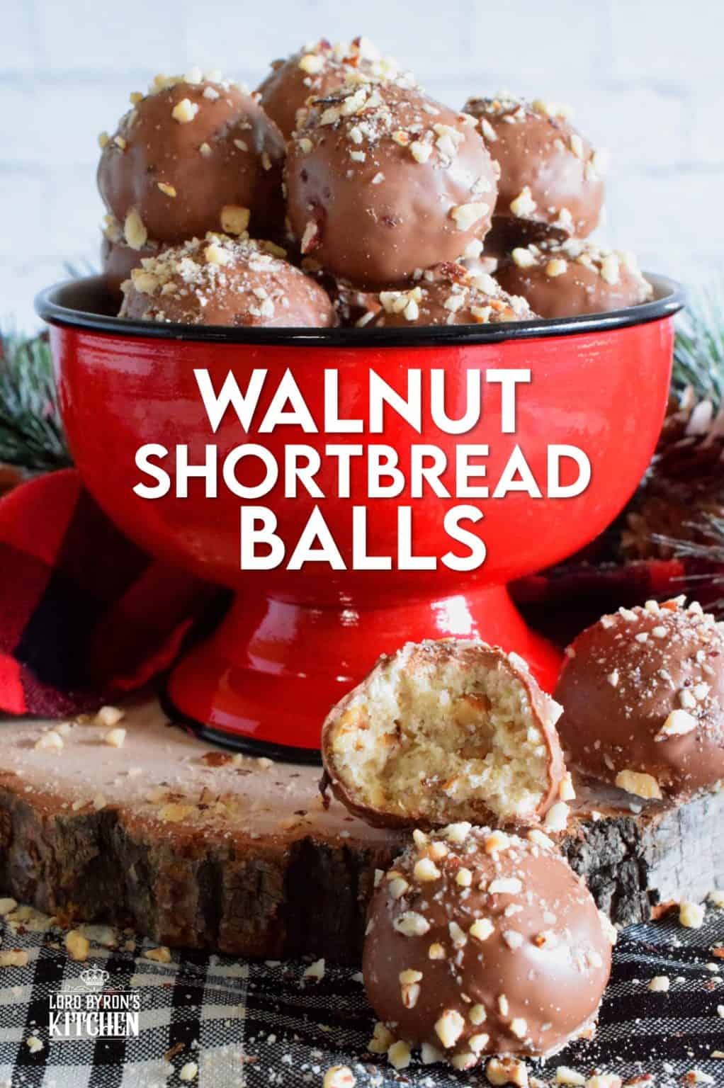 Walnut Shortbread Balls - Lord Byron's Kitchen