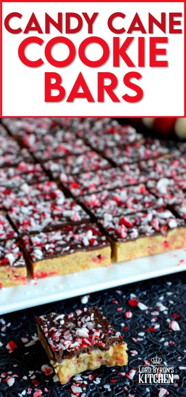 Candy Cane Cookie Bars - Lord Byron's Kitchen
