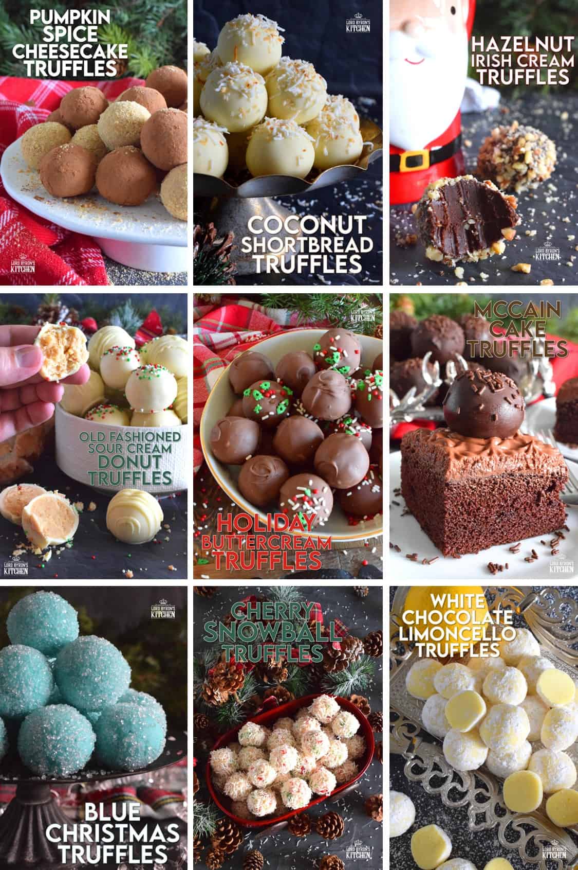 12 Christmas Truffles - Lord Byron's Kitchen