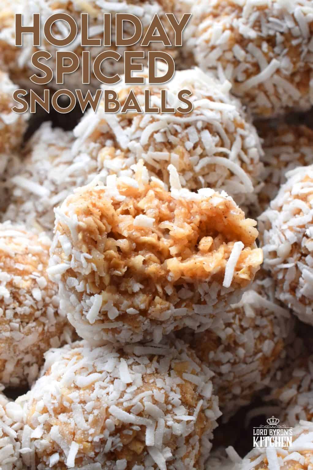 Holiday Spiced Snowballs - Lord Byron's Kitchen