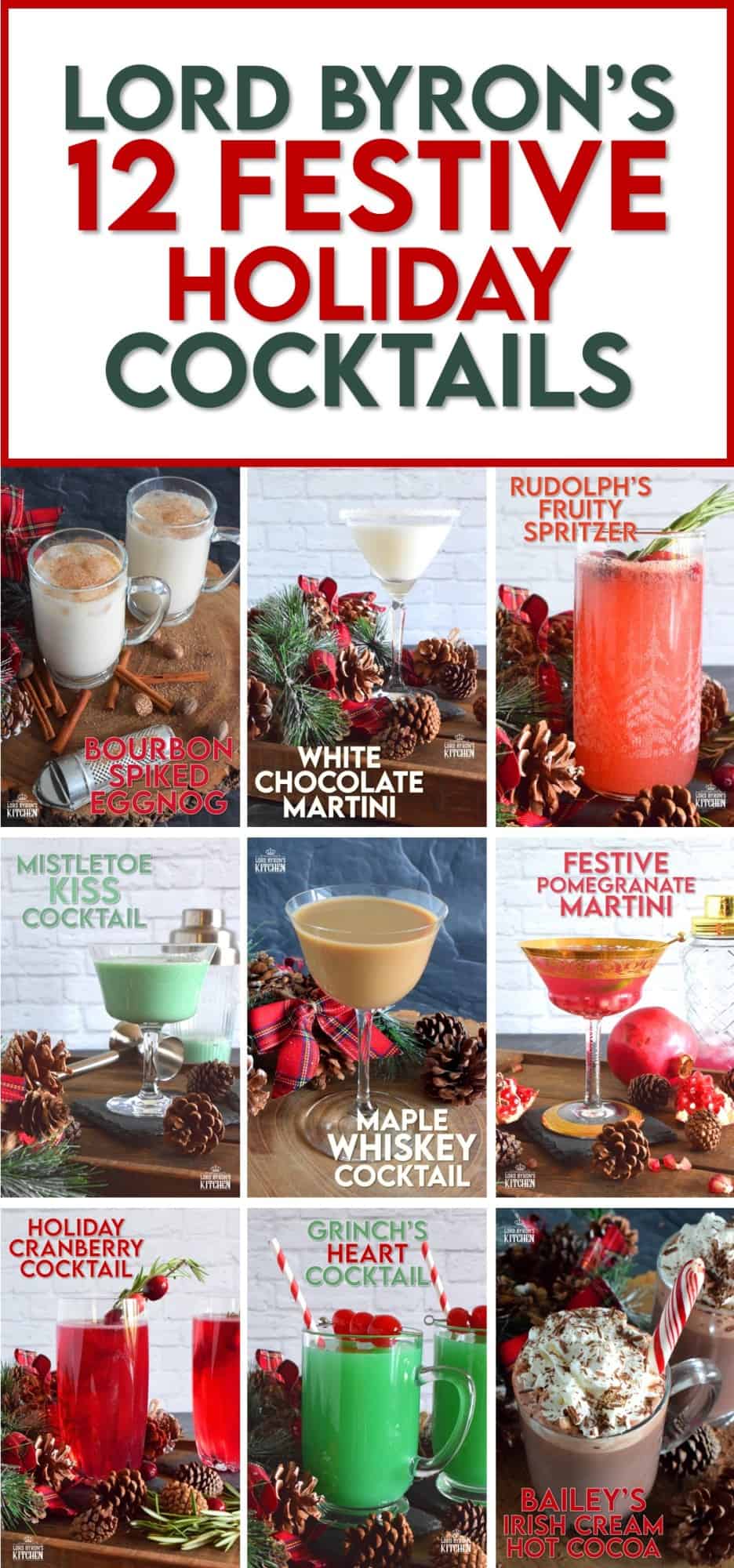 12 Festive Holiday Cocktails - Lord Byron's Kitchen