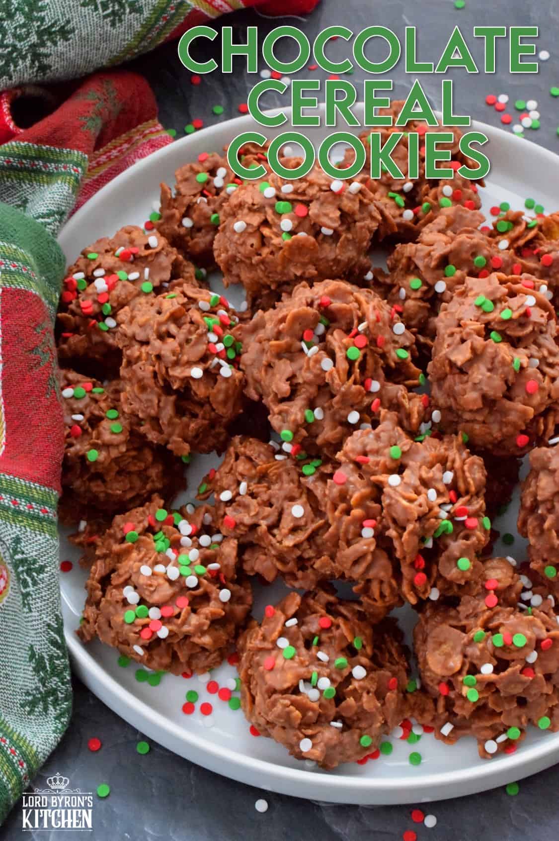 Chocolate Cereal Cookies - Lord Byron's Kitchen