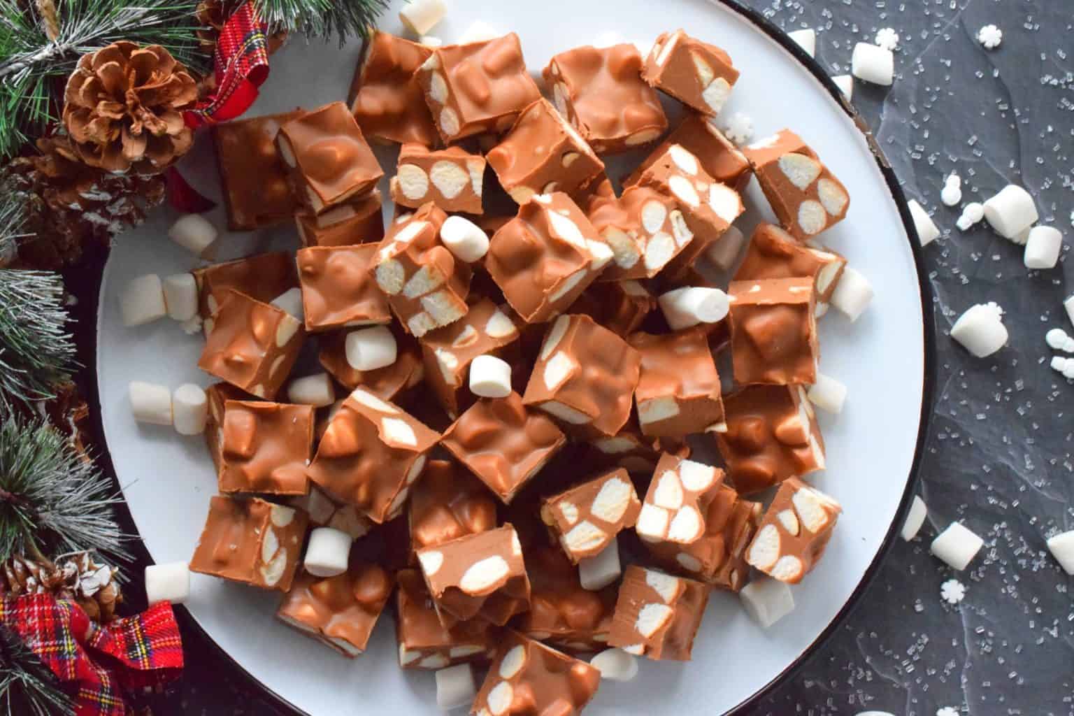 No Bake Chocolate Marshmallow Squares - Lord Byron's Kitchen