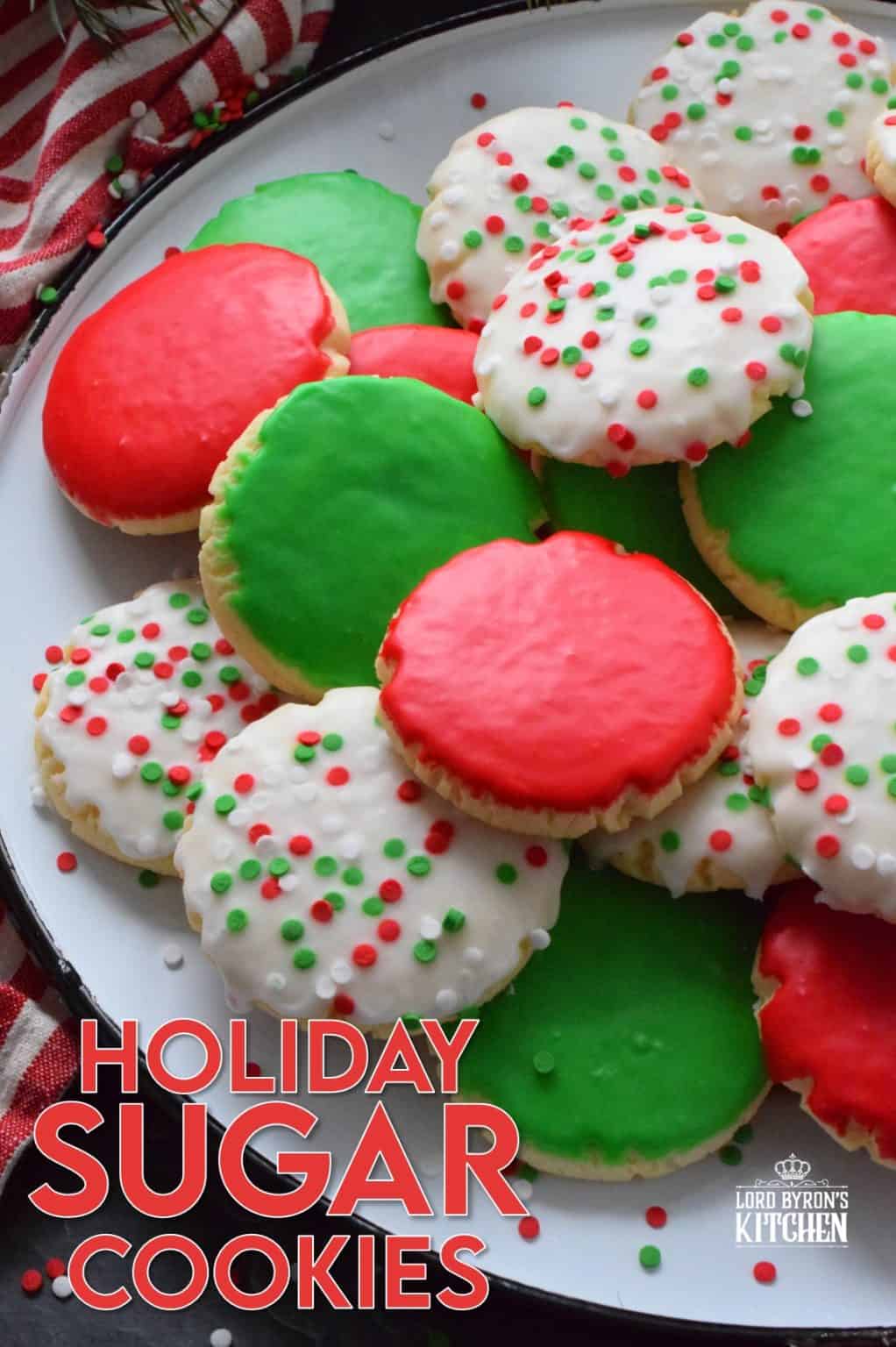 Holiday Sugar Cookies - Lord Byron's Kitchen