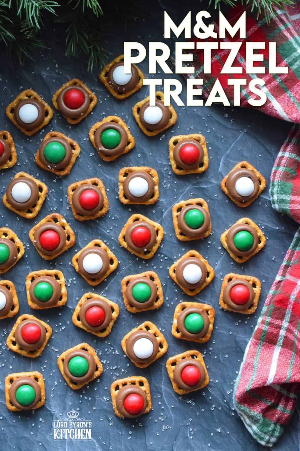 M&M Pretzel Treats - Lord Byron's Kitchen