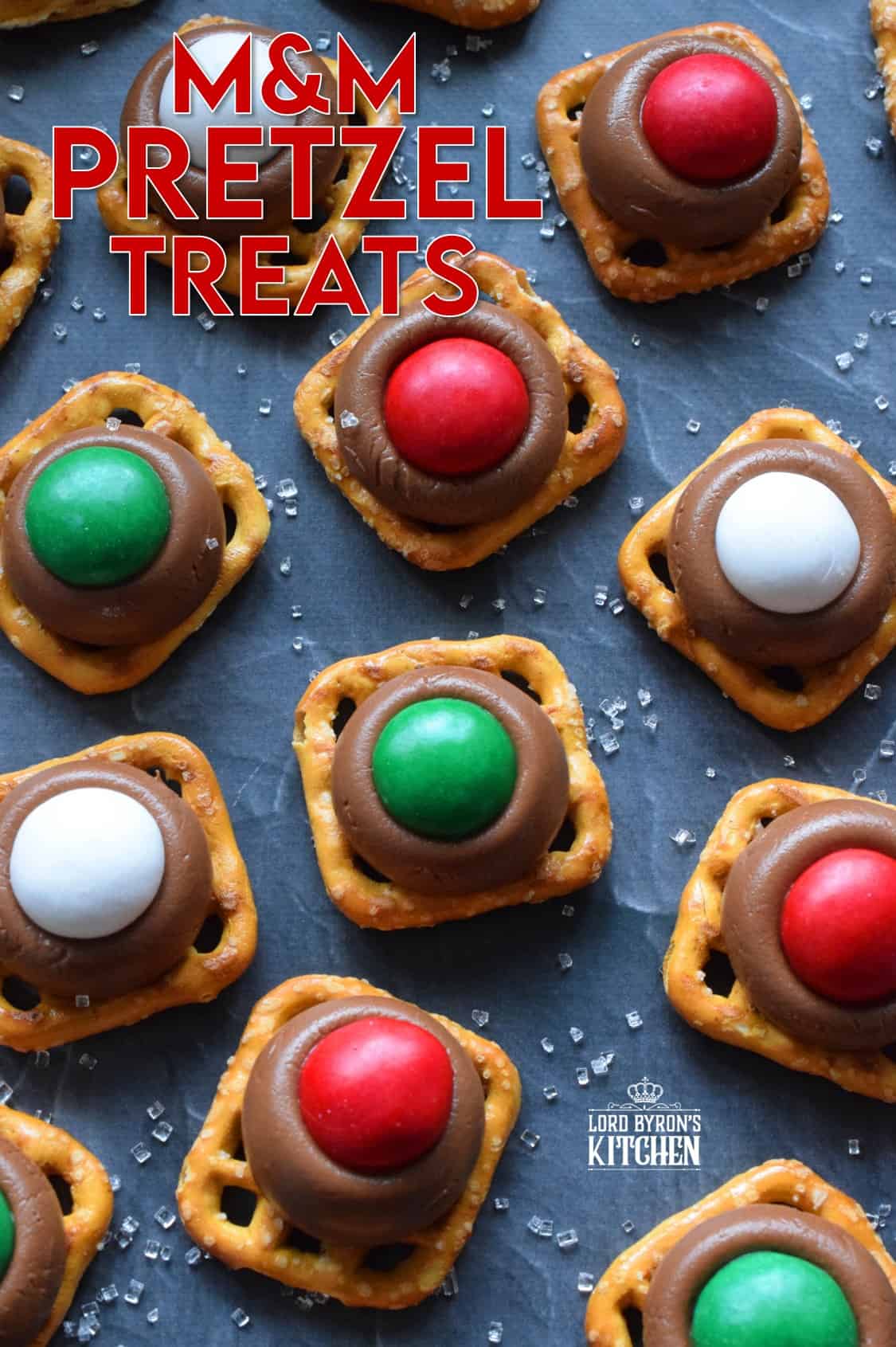 M&M Pretzel Treats - Lord Byron's Kitchen