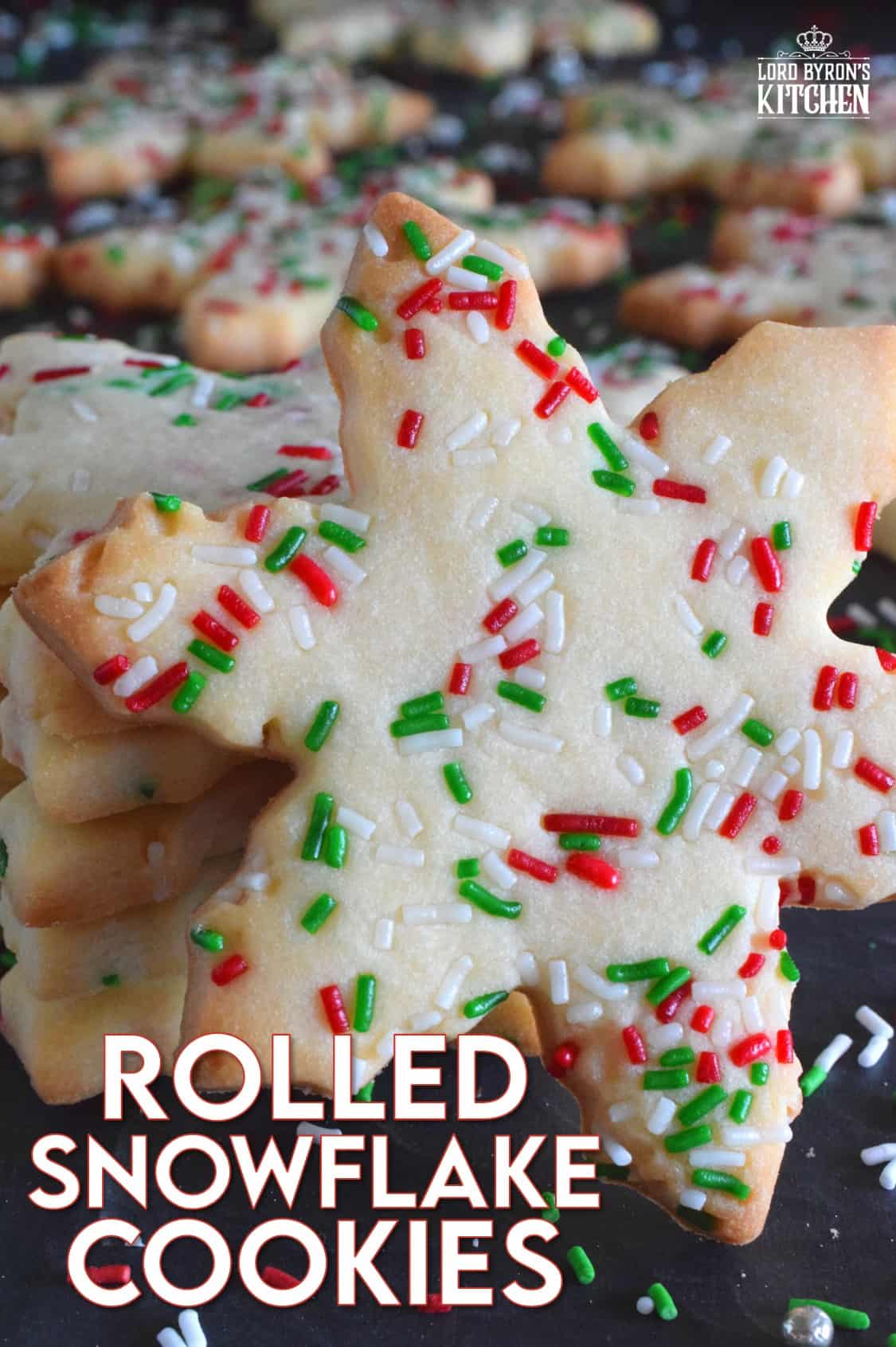 Rolled Snowflake Cookies - Lord Byron's Kitchen