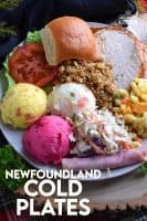 Traditional Newfoundland Cold Plates - Lord Byron's Kitchen