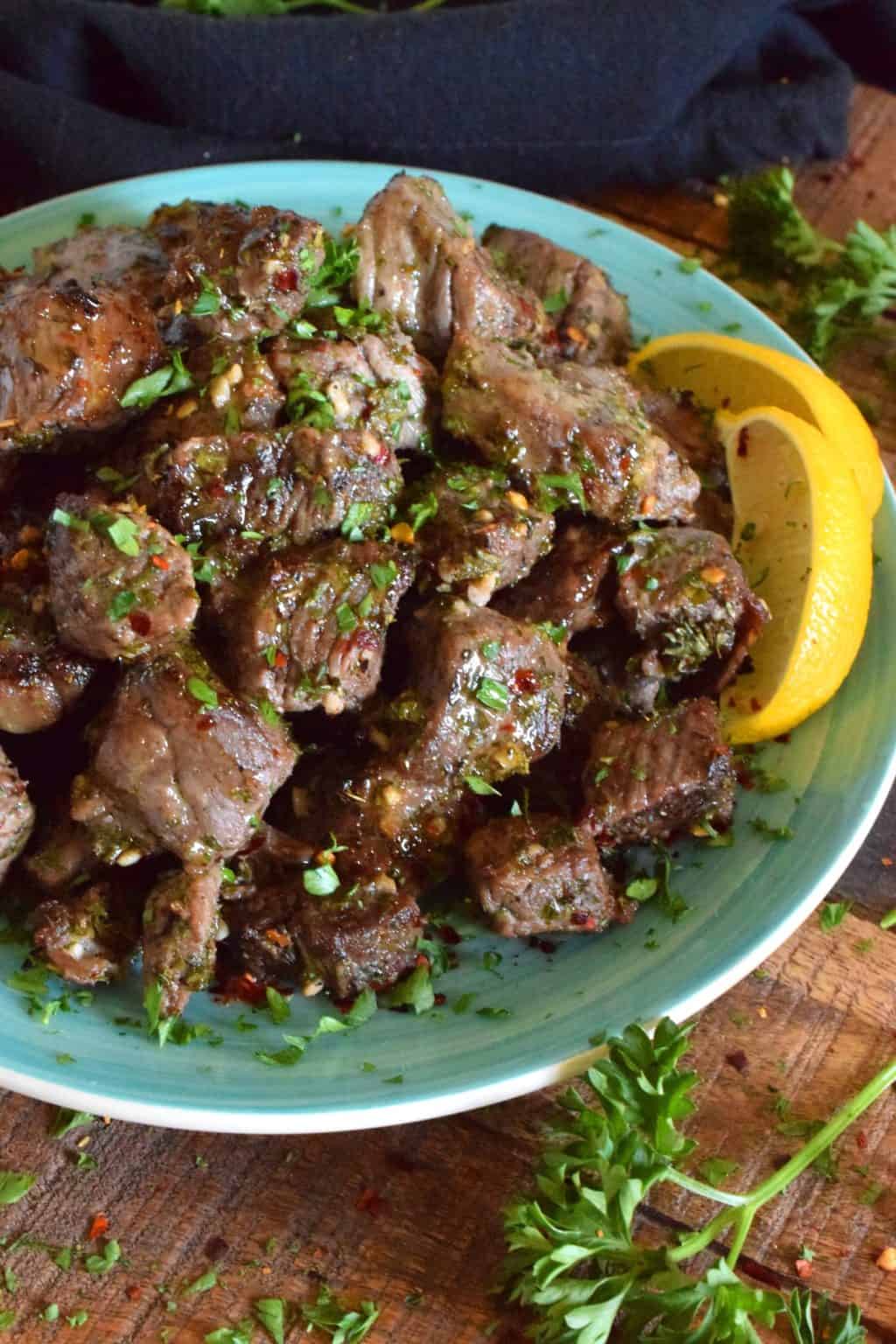 Roasted Herbed Beef Tips - Lord Byron's Kitchen