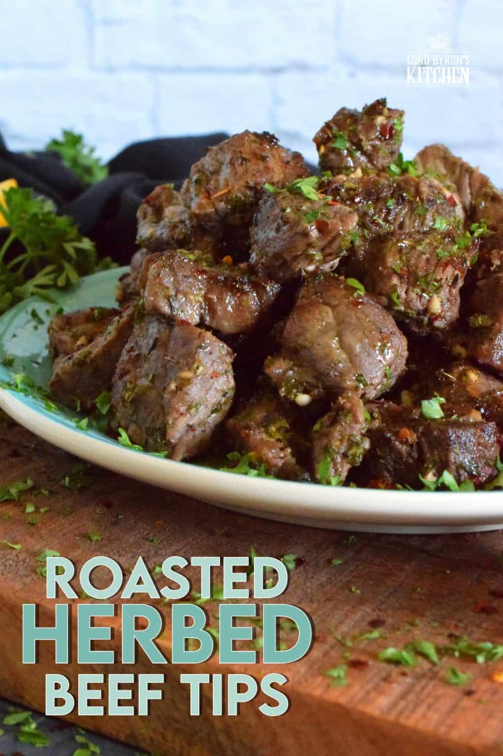 Roasted Herbed Beef Tips - Lord Byron's Kitchen