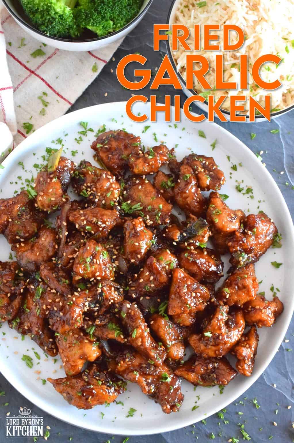 Fried Garlic Chicken - Lord Byron's Kitchen
