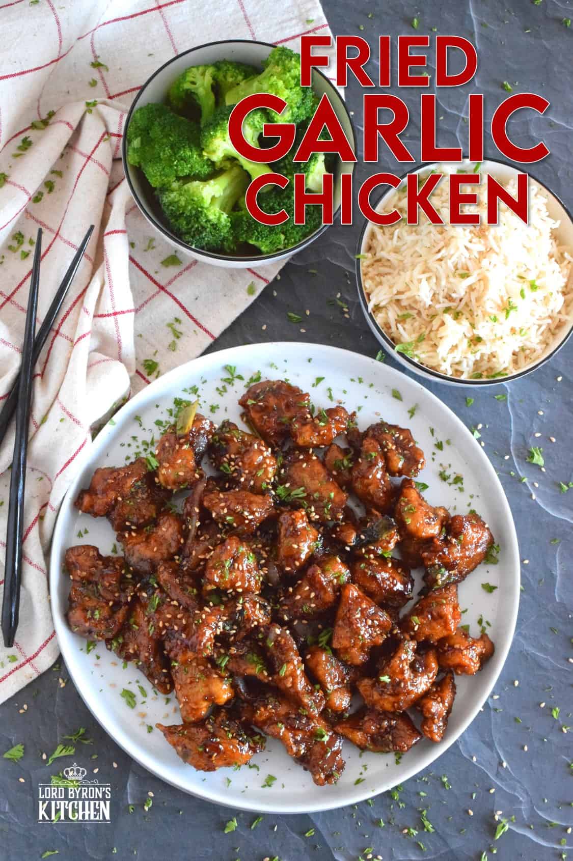 Fried Garlic Chicken - Lord Byron's Kitchen