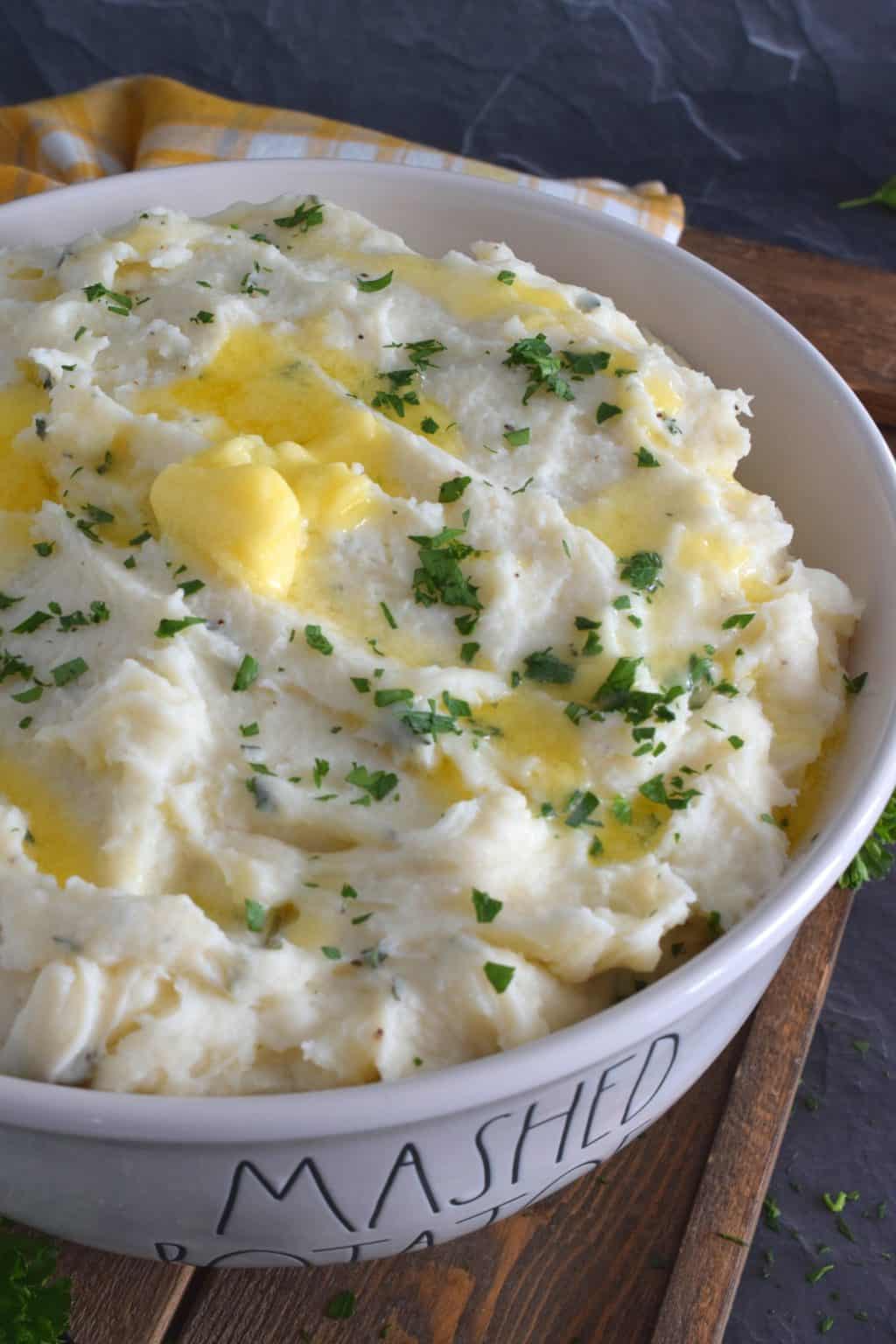 Herb Butter Mashed Potatoes - Lord Byron's Kitchen