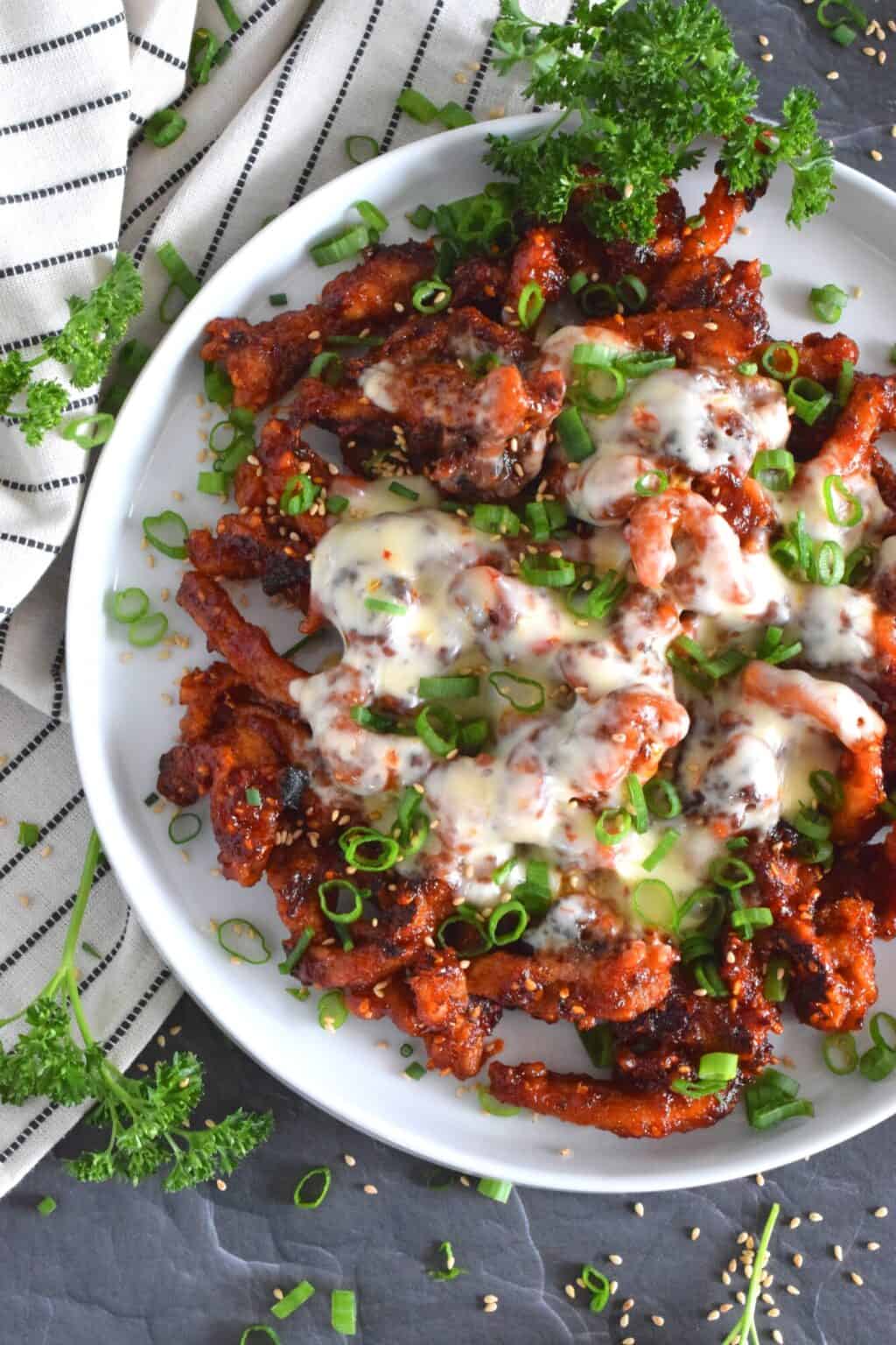 Crispy Buldak Chicken - Lord Byron's Kitchen