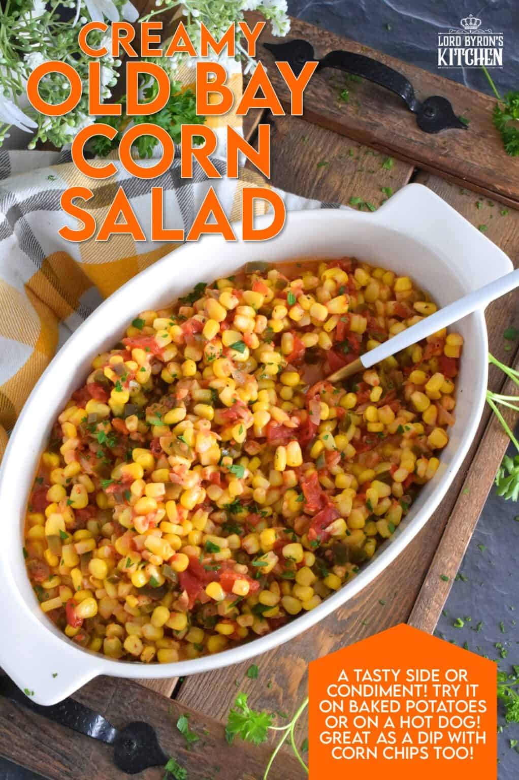 Creamy Old Bay Corn Salad - Lord Byron's Kitchen