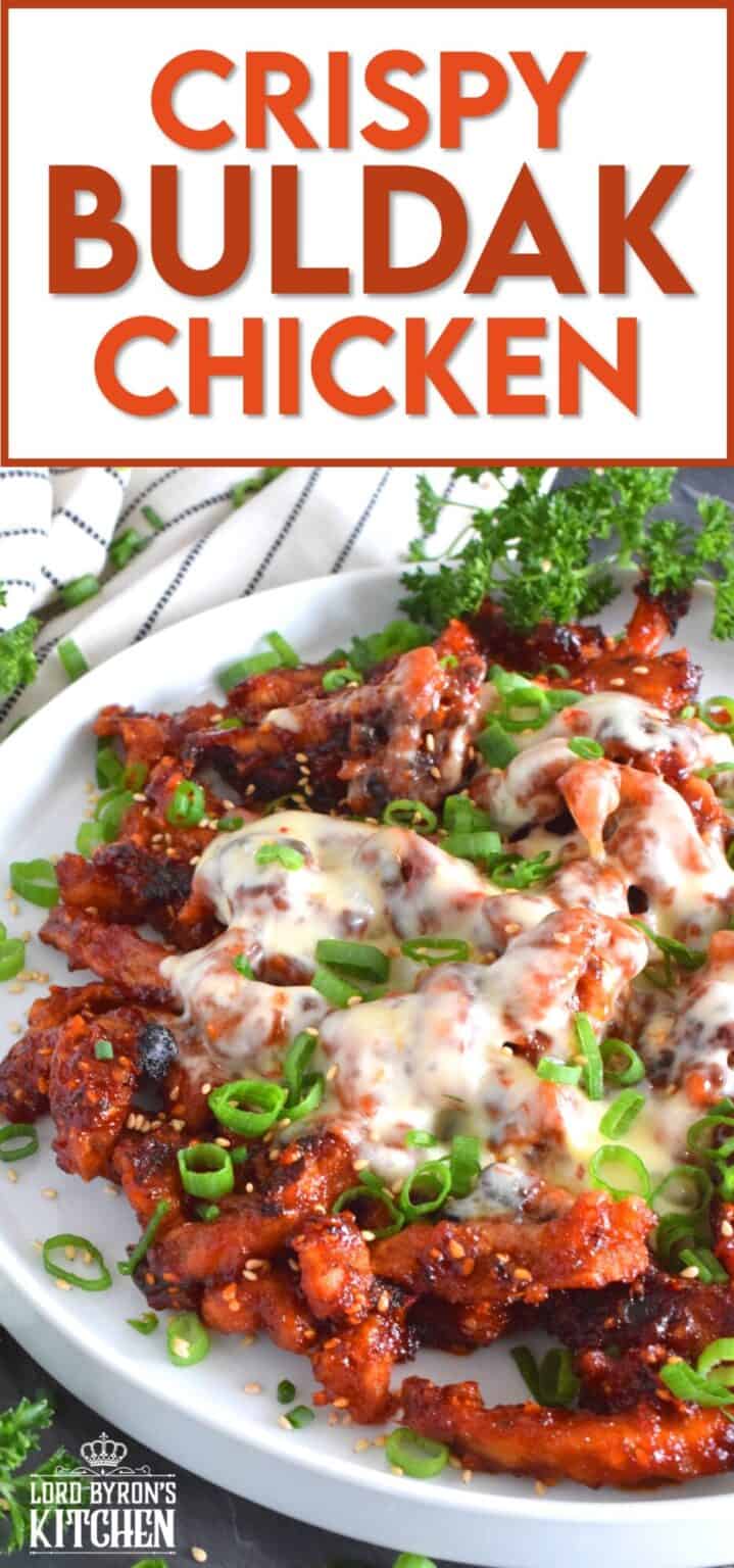 Crispy Buldak Chicken - Lord Byron's Kitchen
