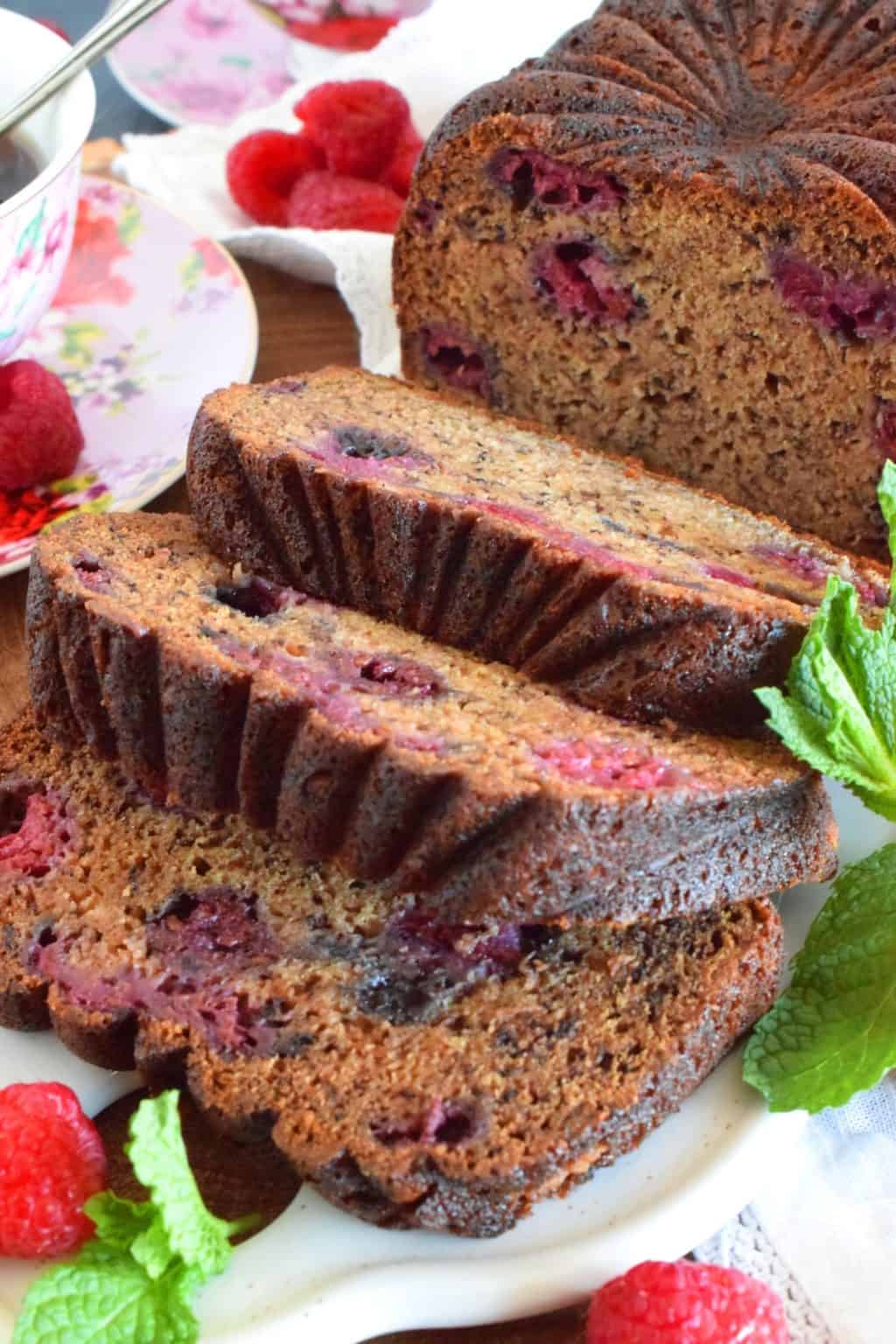 Raspberry Banana Loaf - Lord Byron's Kitchen