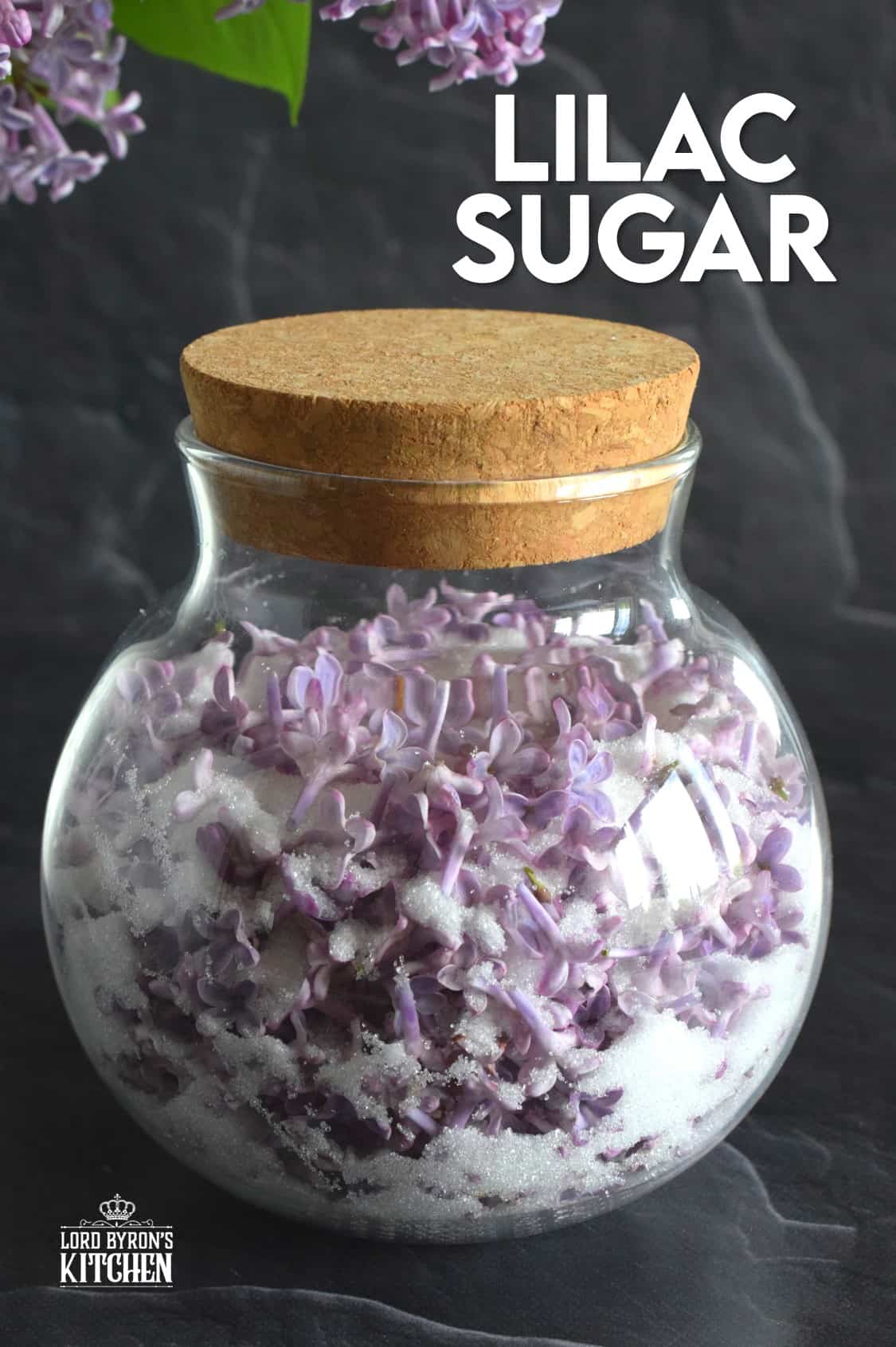 Lilac Infused Sugar - Lord Byron's Kitchen