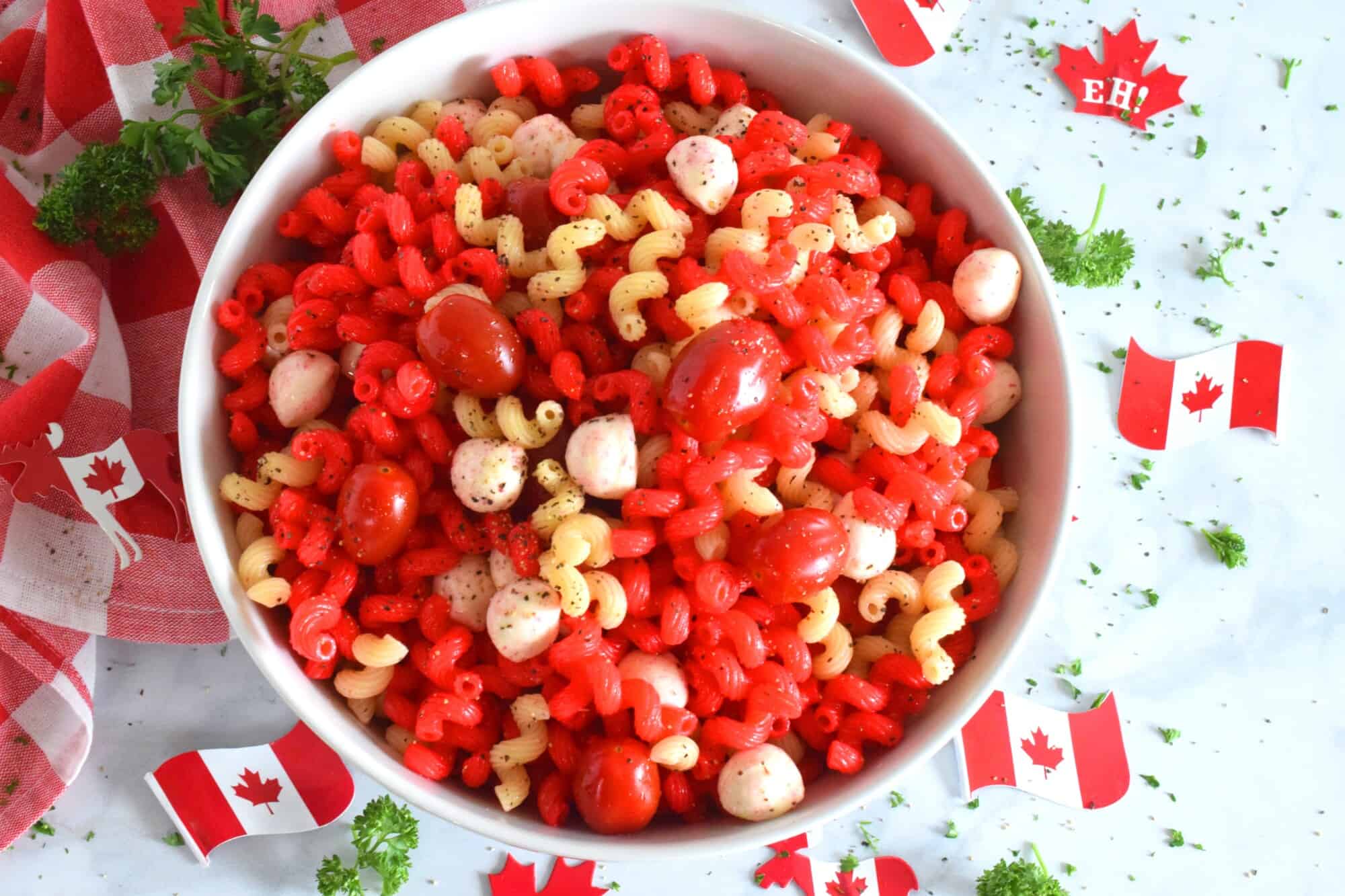 Canada Day Pasta - Lord Byron's Kitchen