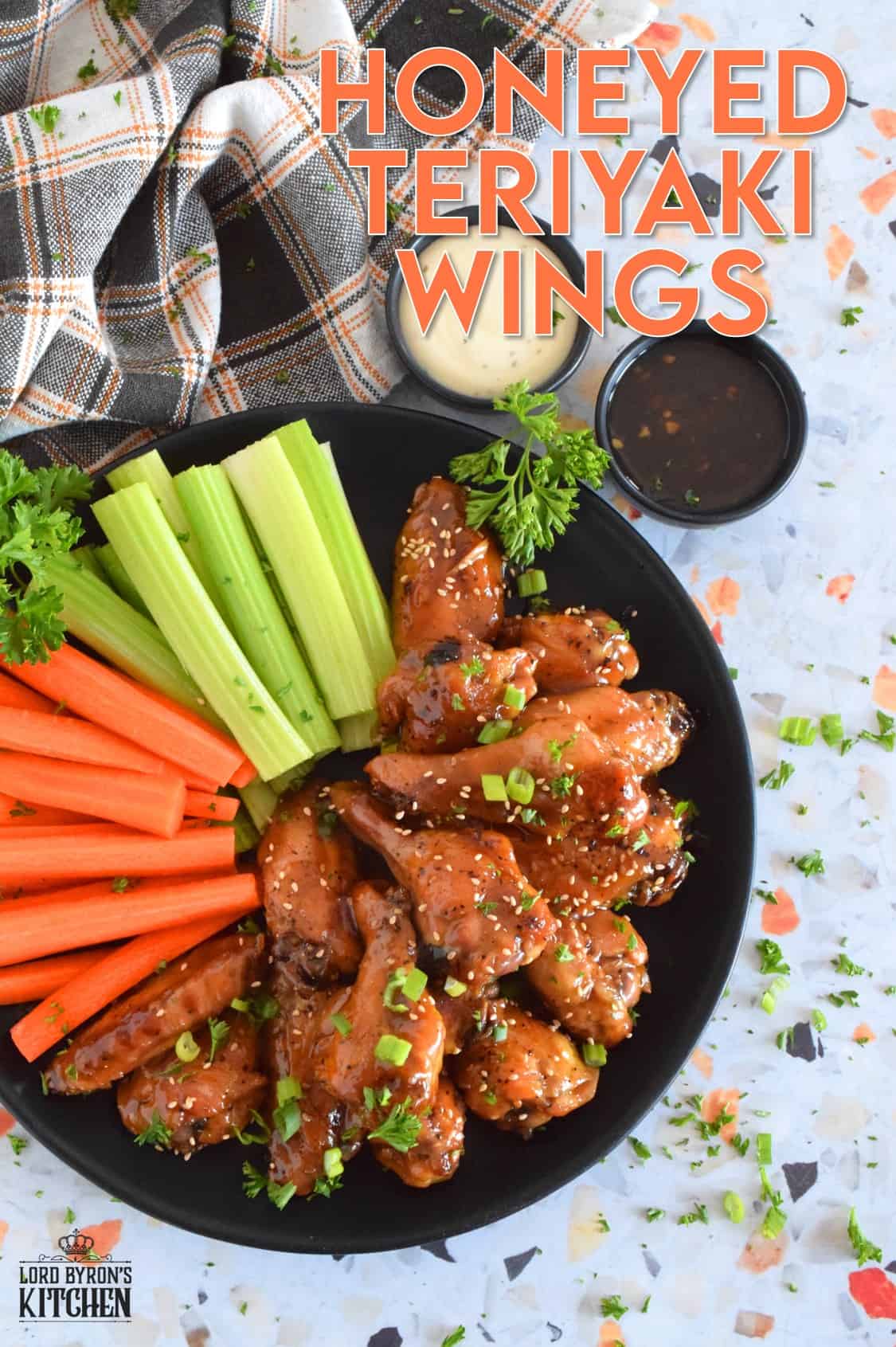 Honeyed Teriyaki Wings - Lord Byron's Kitchen