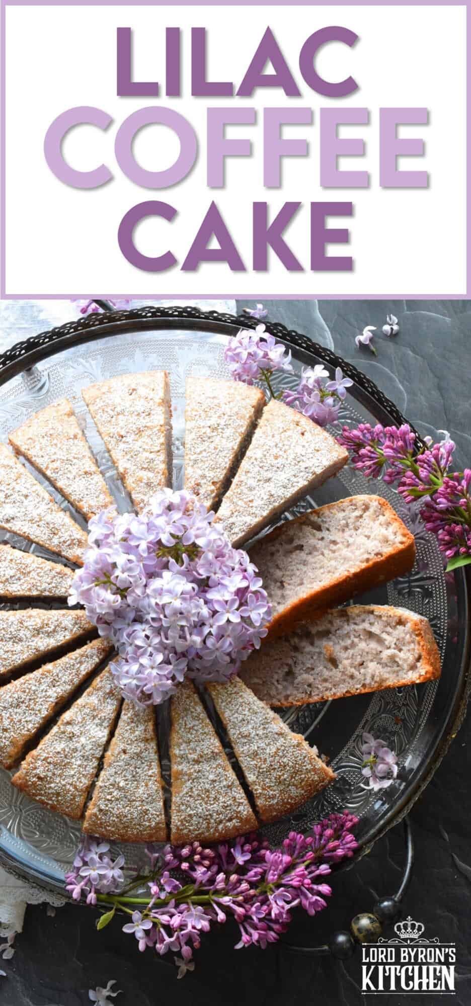 Lilac Coffee Cake - Lord Byron's Kitchen