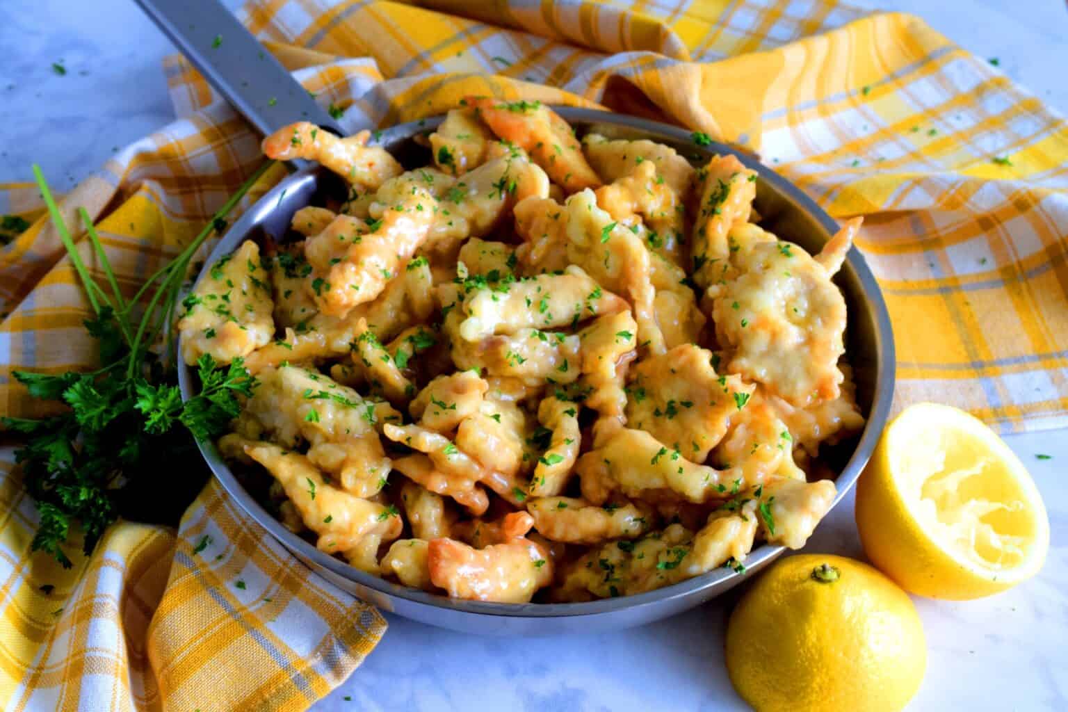 Chinese Buffet Style Lemon Chicken - Lord Byron's Kitchen