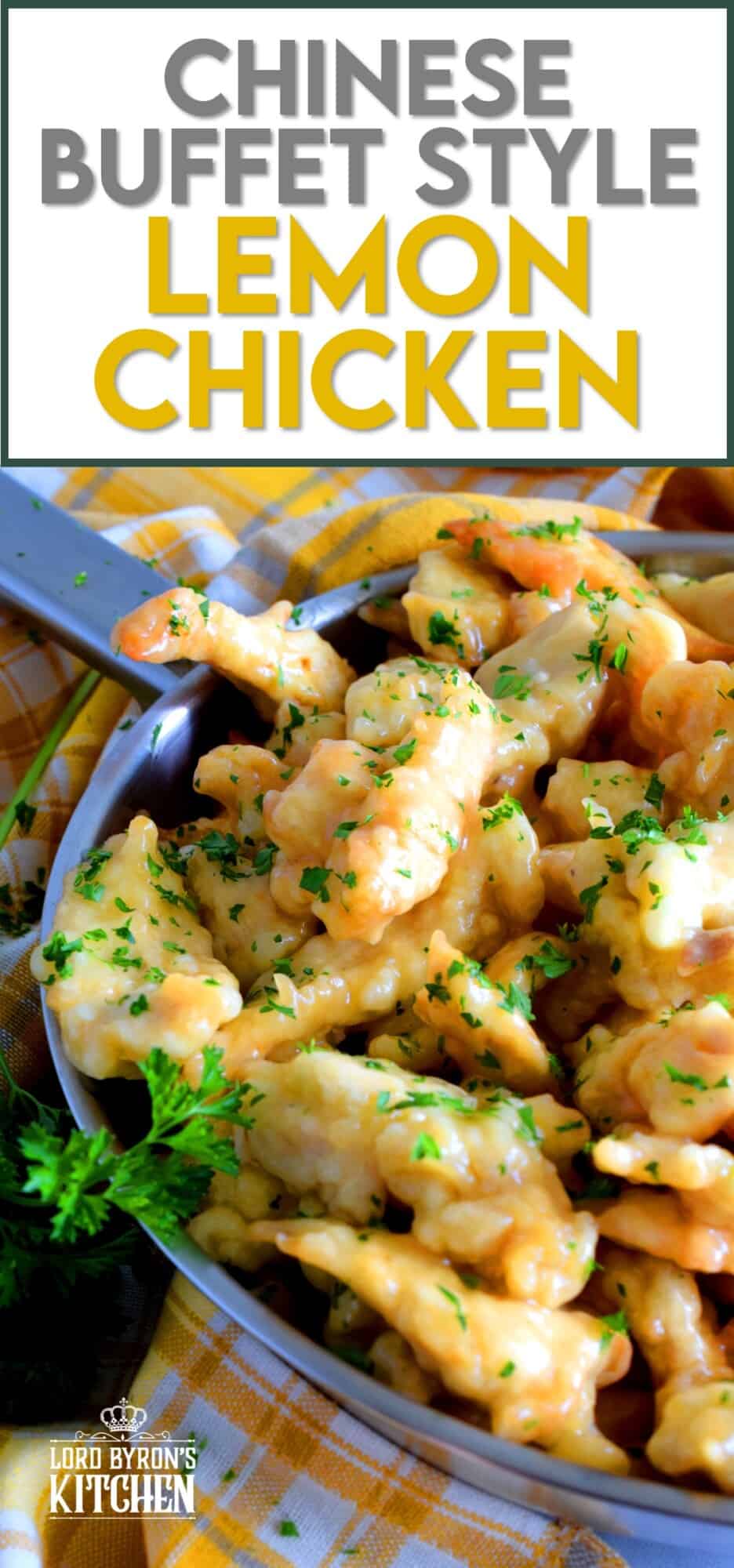 Chinese Buffet Style Lemon Chicken - Lord Byron's Kitchen