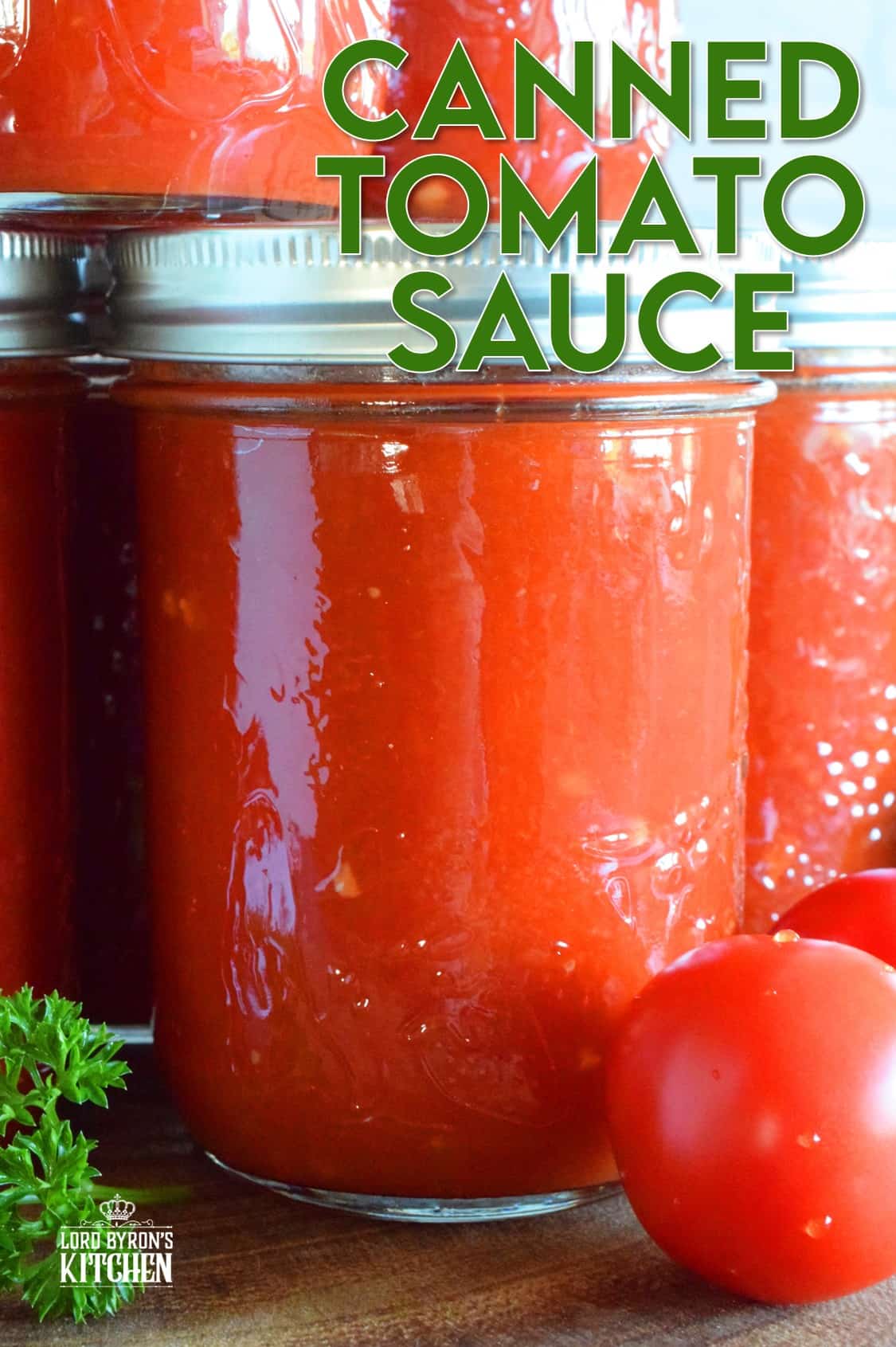 Canned Tomato Sauce - Lord Byron's Kitchen