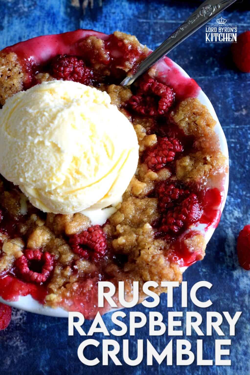 Rustic Raspberry Crumble - Lord Byron's Kitchen