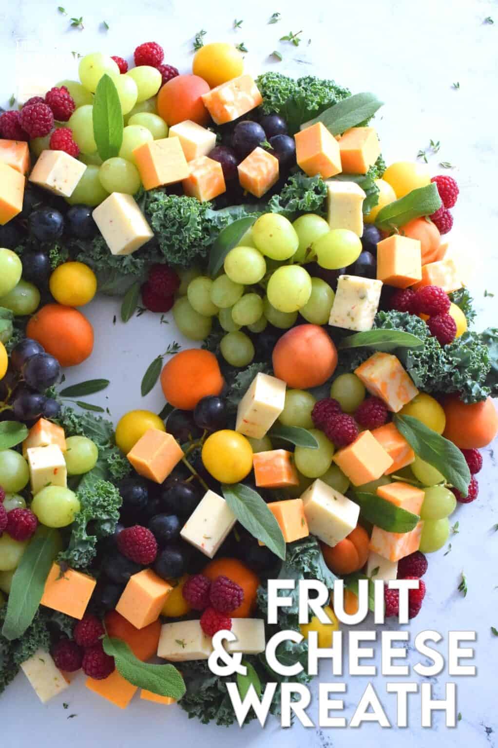 Fruit and Cheese Wreath - Lord Byron's Kitchen