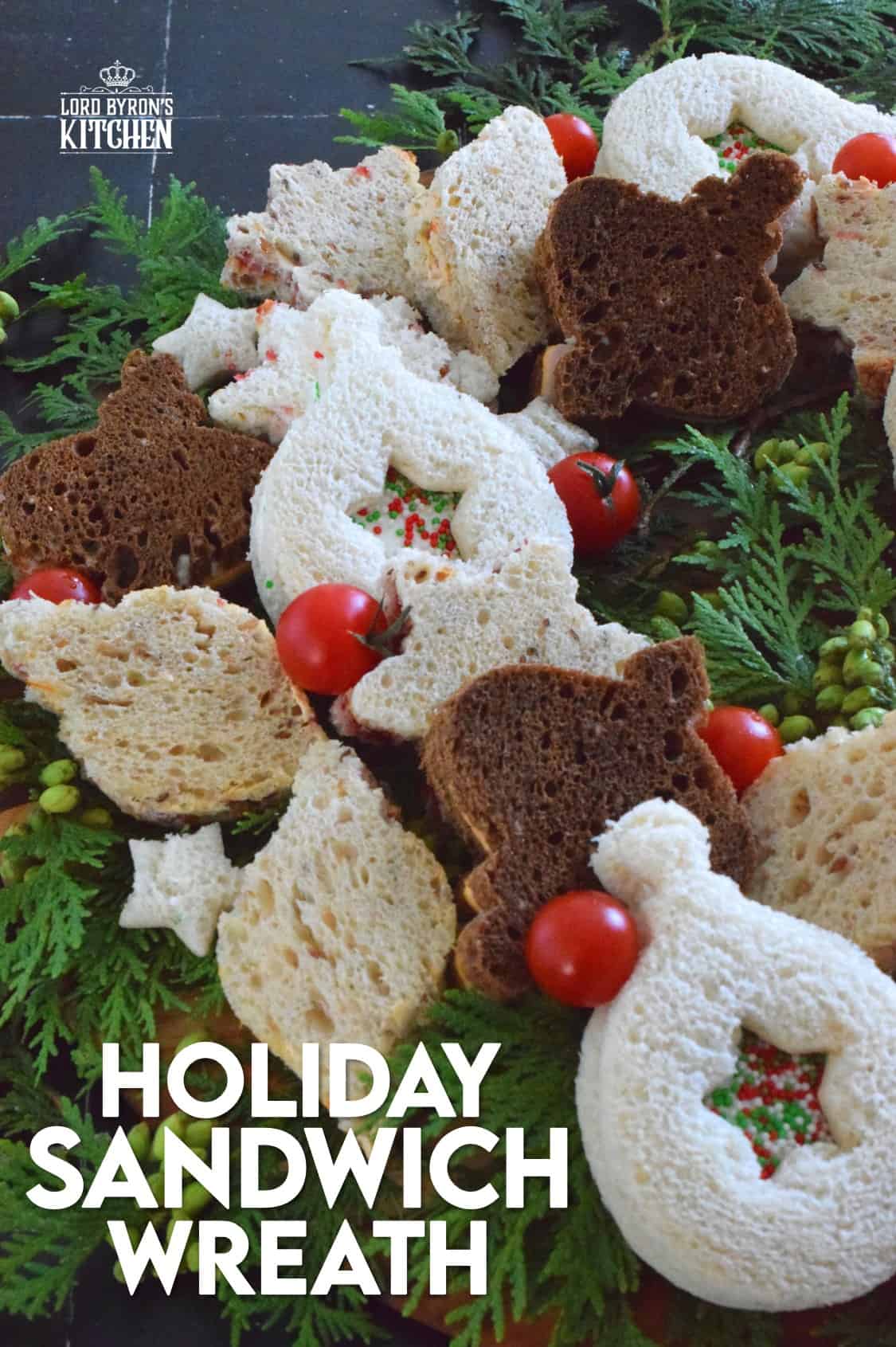 Holiday Sandwich Wreath - Lord Byron's Kitchen