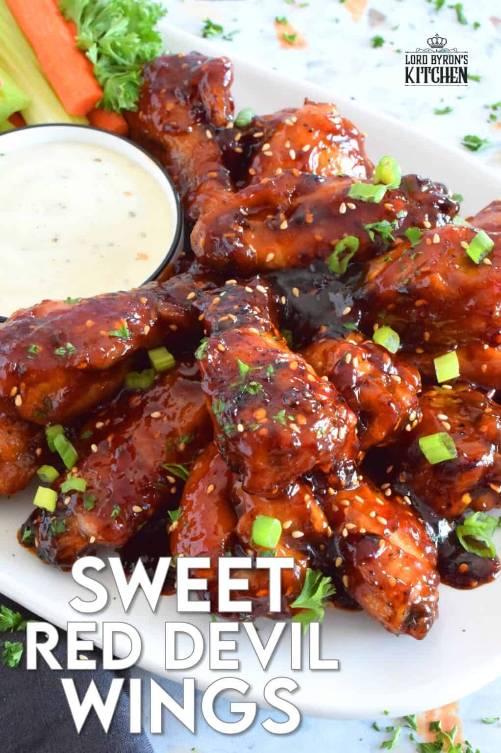 Sweet Red Devil Wings - Lord Byron's Kitchen