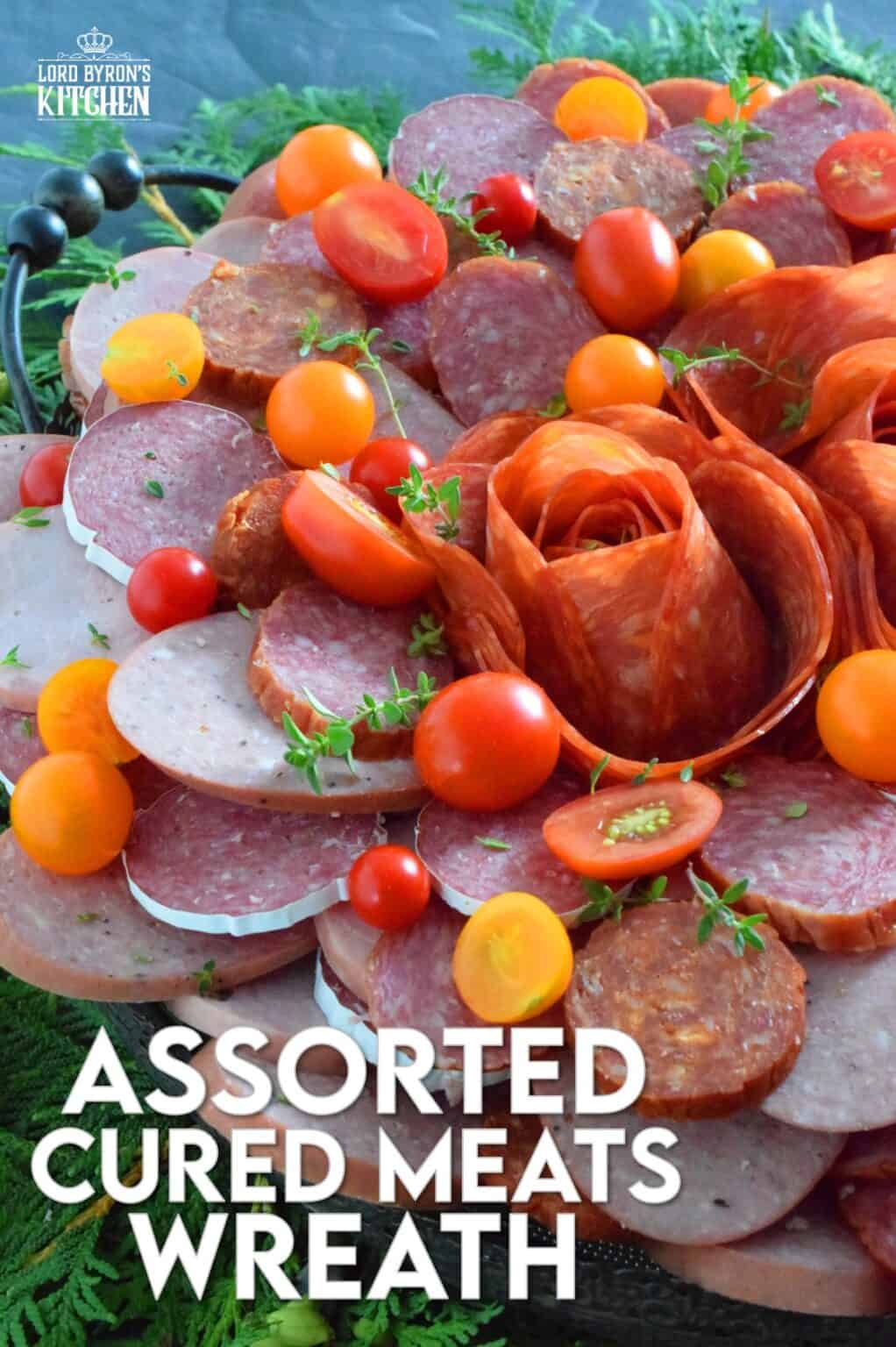 Assorted Cured Meats Wreath - Lord Byron's Kitchen
