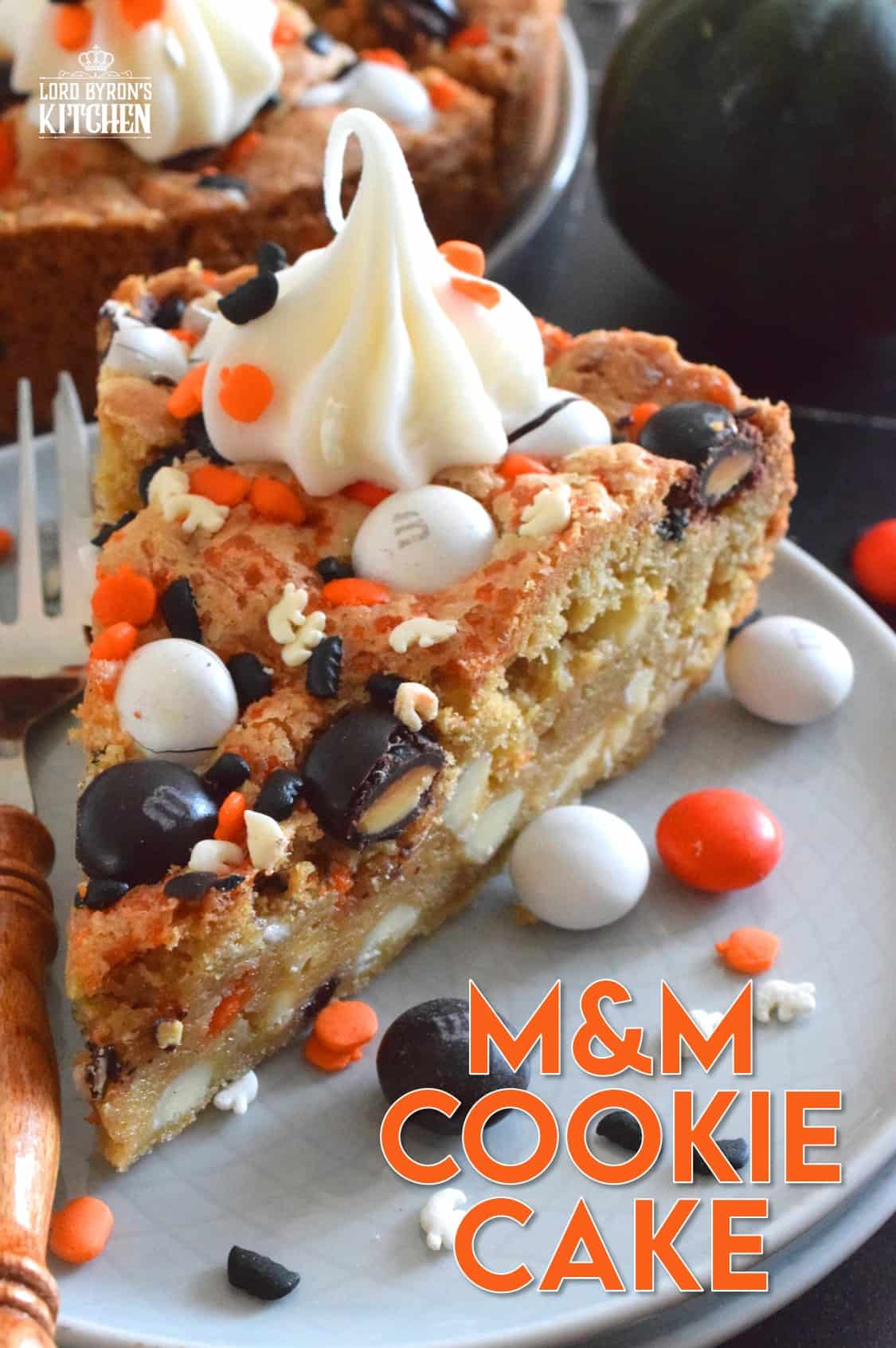 M&M Cookie Cake - Lord Byron's Kitchen