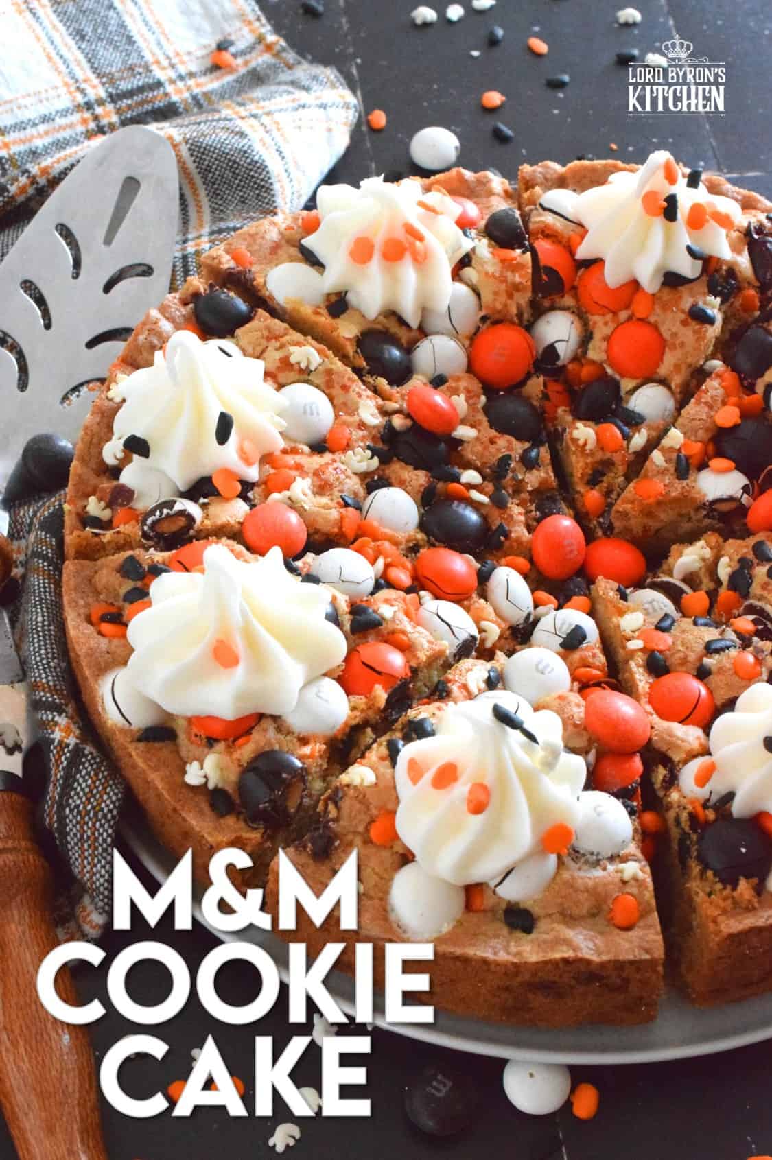 M&M Cookie Cake - Lord Byron's Kitchen