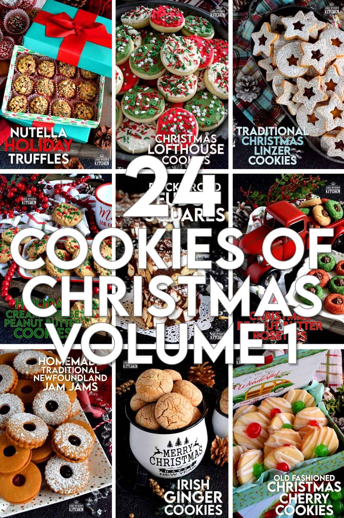Lord Byron's 24 Cookies of Christmas - Volume 1 - Lord Byron's Kitchen