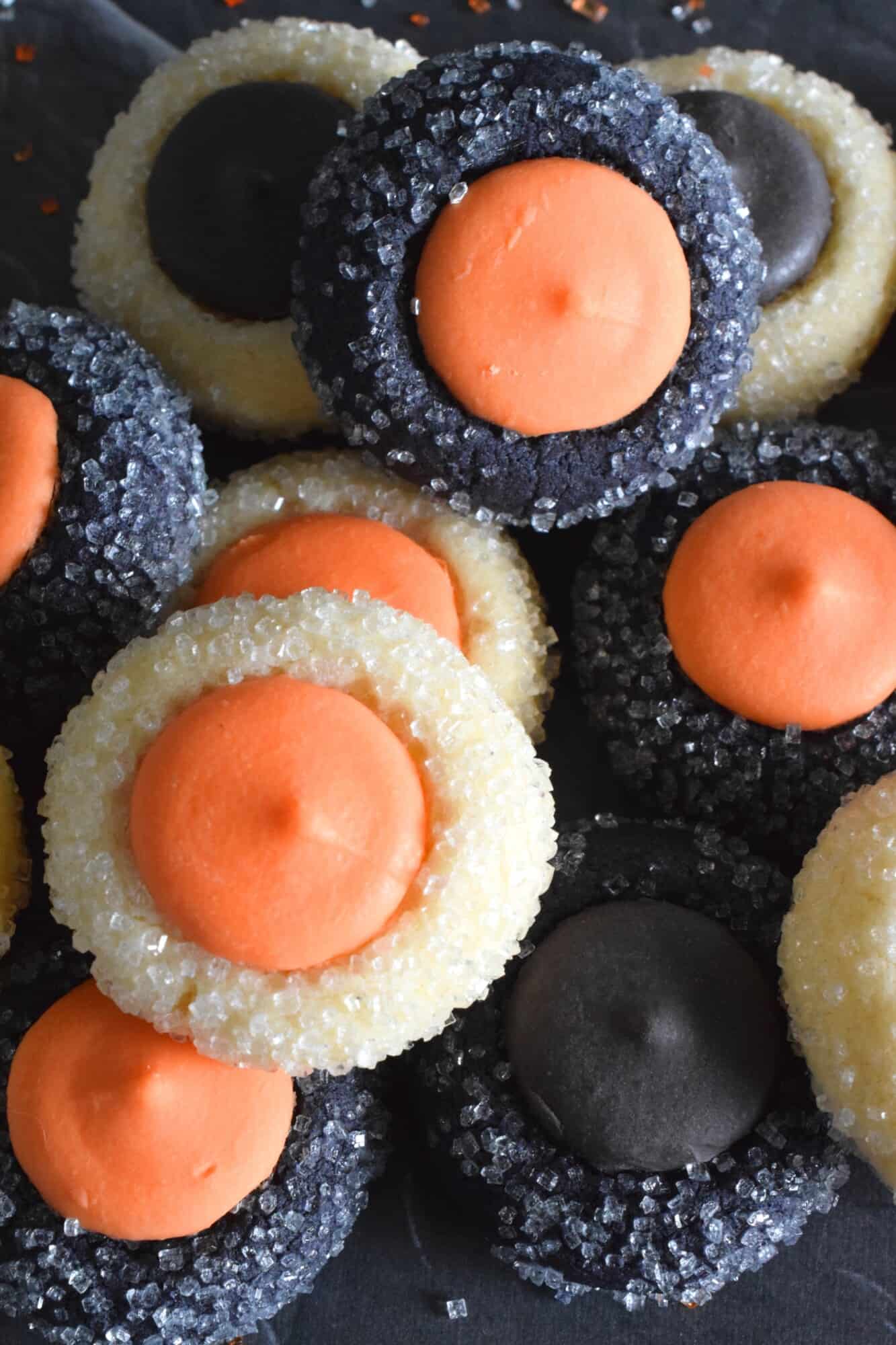 Halloween Candy Melt Cookies - Lord Byron's Kitchen
