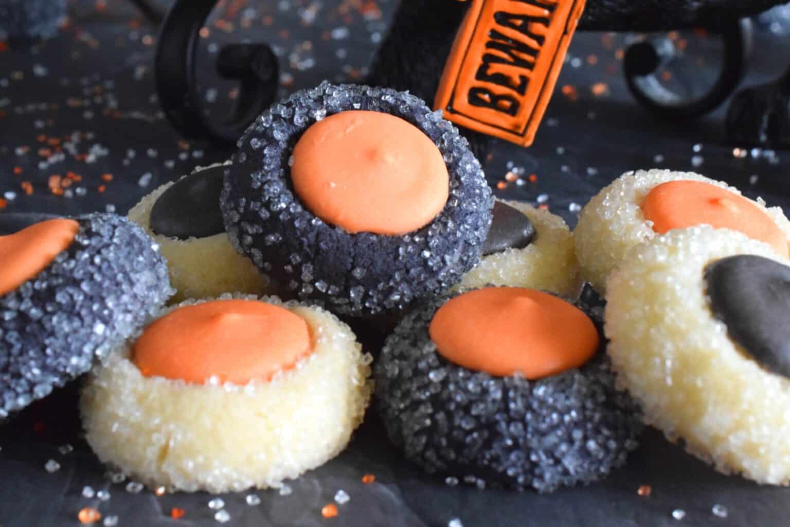 Halloween Candy Melt Cookies - Lord Byron's Kitchen