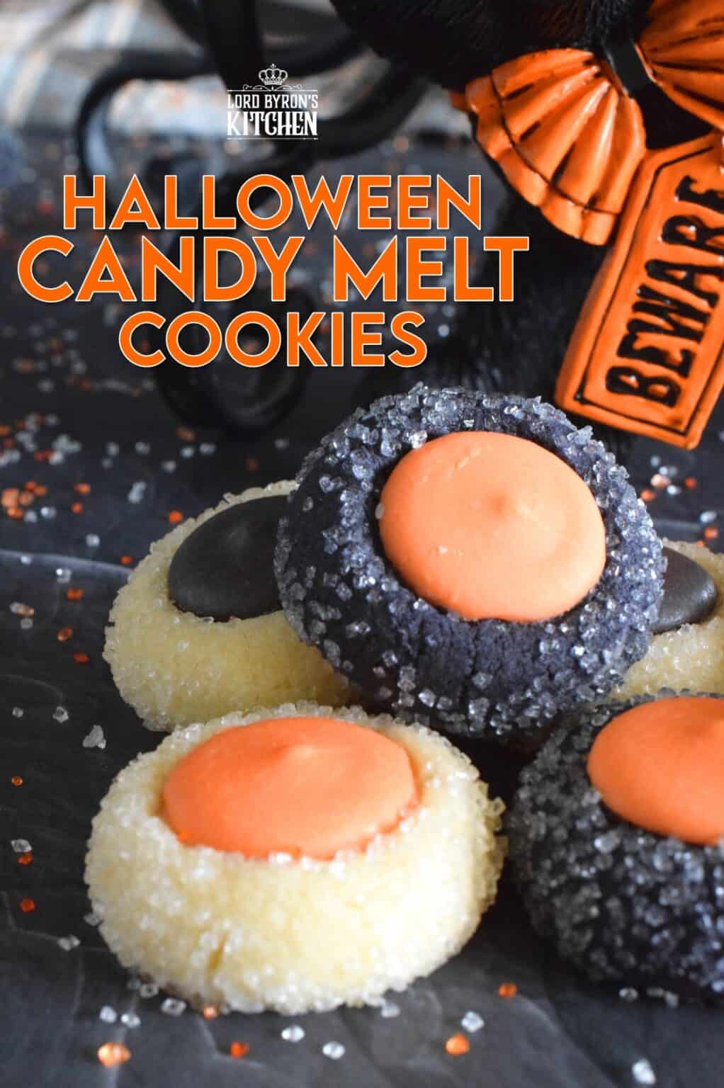 Halloween Candy Melt Cookies - Lord Byron's Kitchen