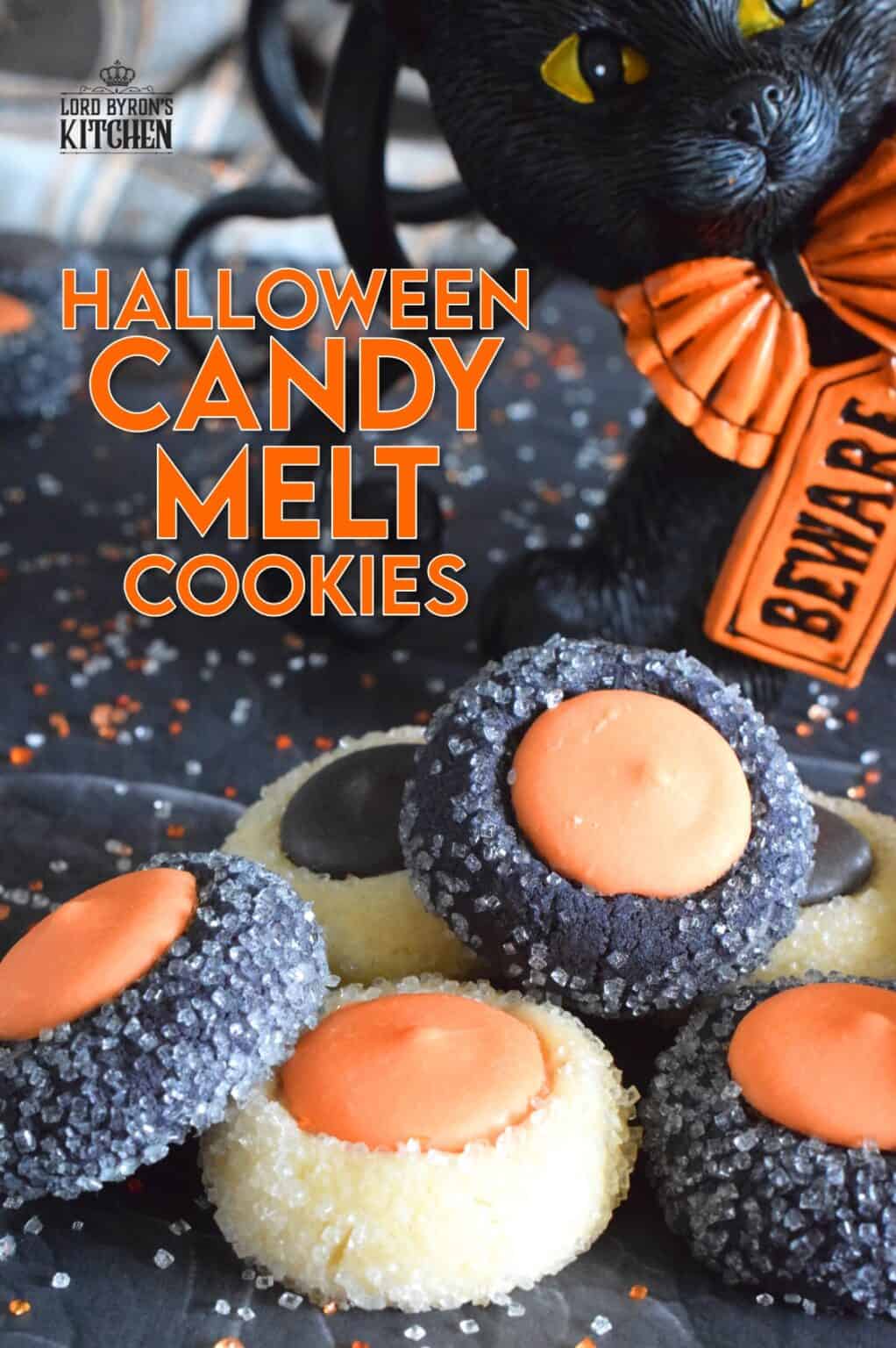 Halloween Candy Melt Cookies - Lord Byron's Kitchen