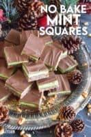 No Bake Mint Squares - Lord Byron's Kitchen