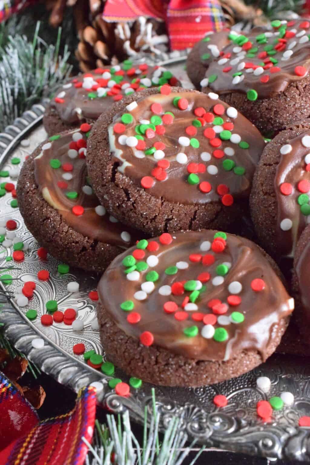 Sugared Andes Mint Cookies - Lord Byron's Kitchen