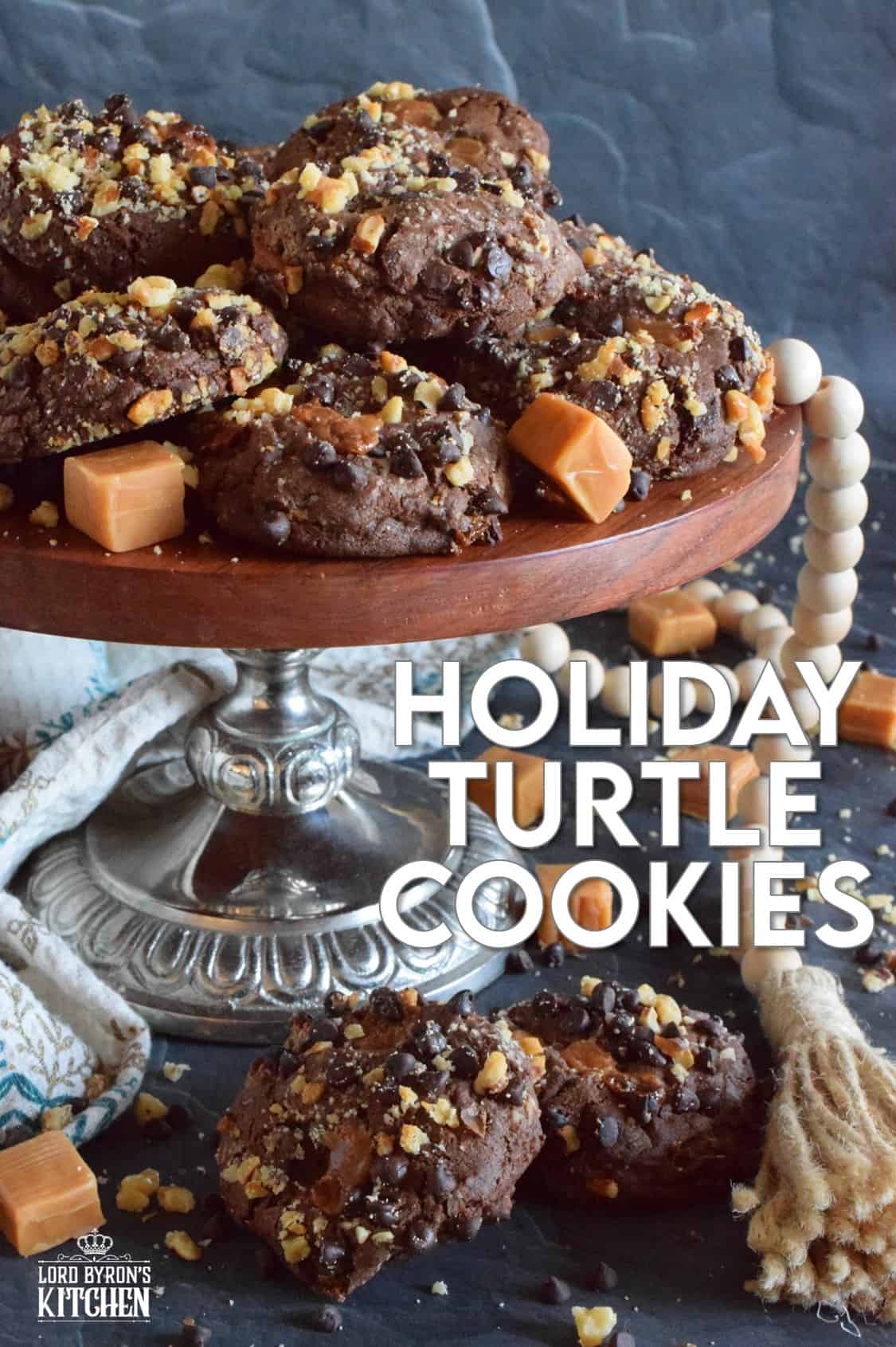 Holiday Turtle Cookies - Lord Byron's Kitchen