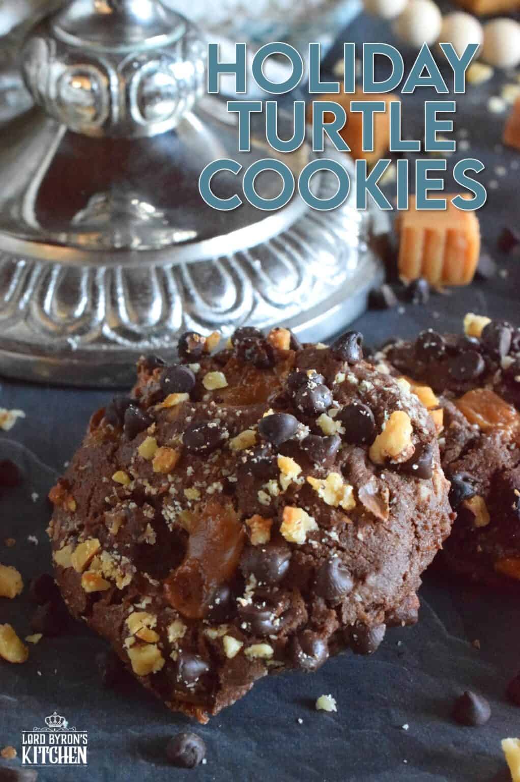 Holiday Turtle Cookies - Lord Byron's Kitchen