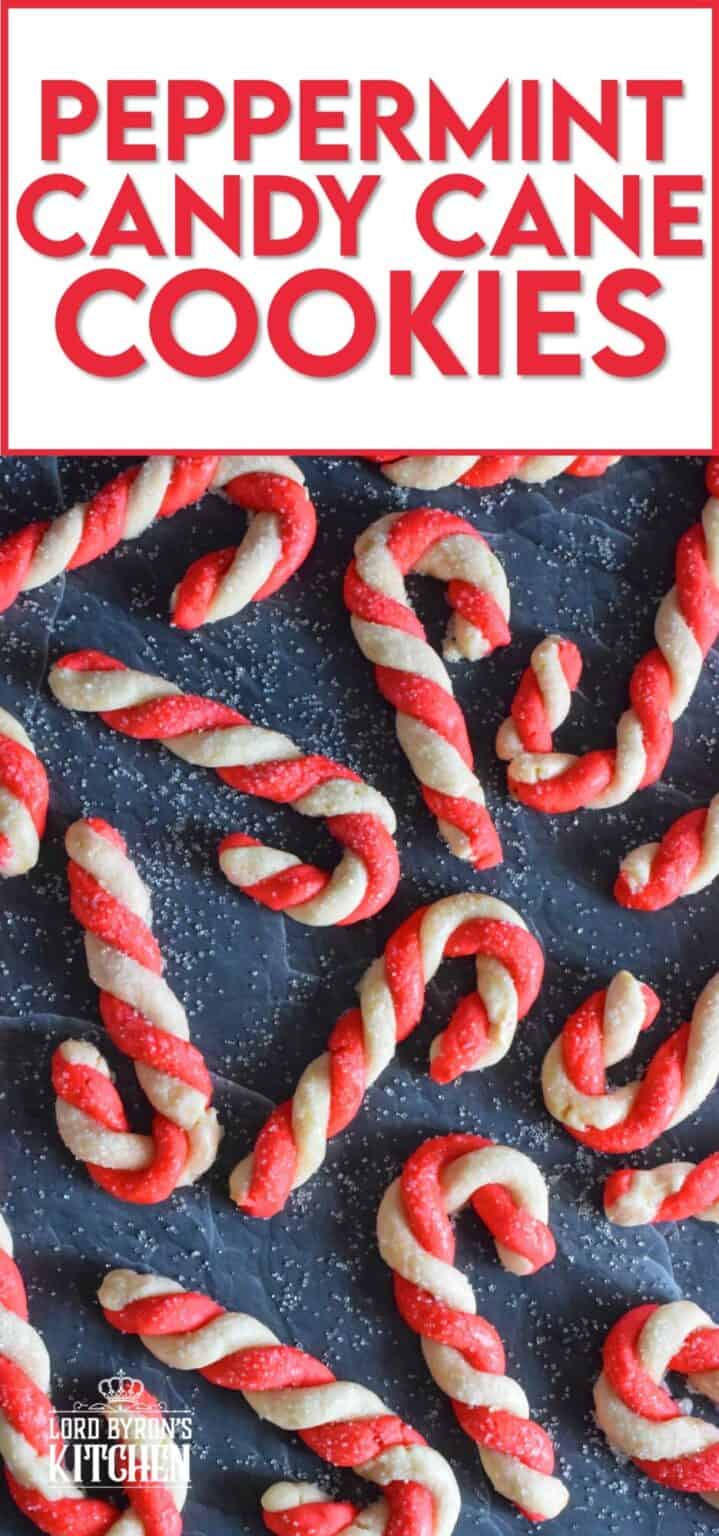 Peppermint Candy Cane Cookies - Lord Byron's Kitchen
