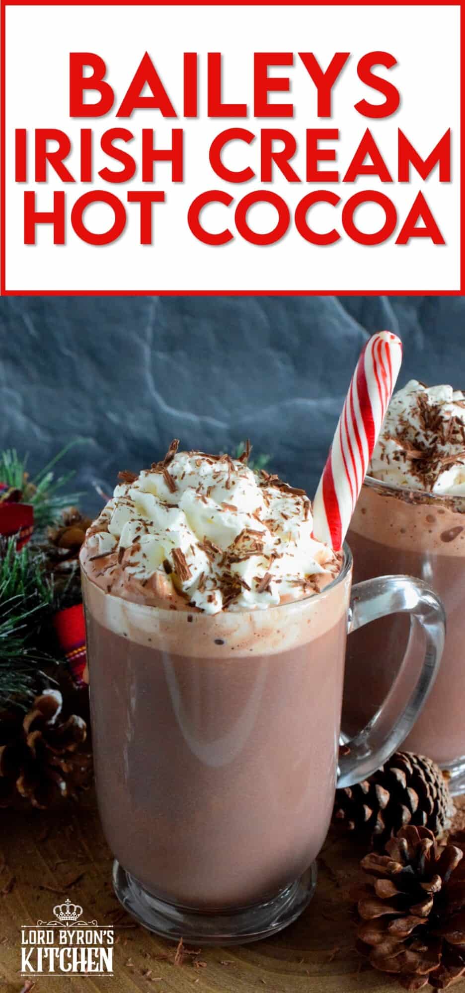 Baileys Irish Cream Hot Cocoa - Lord Byron's Kitchen