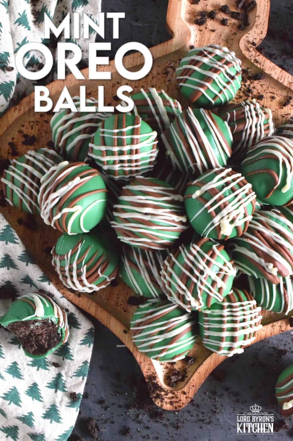 Mint Oreo Balls - Lord Byron's Kitchen