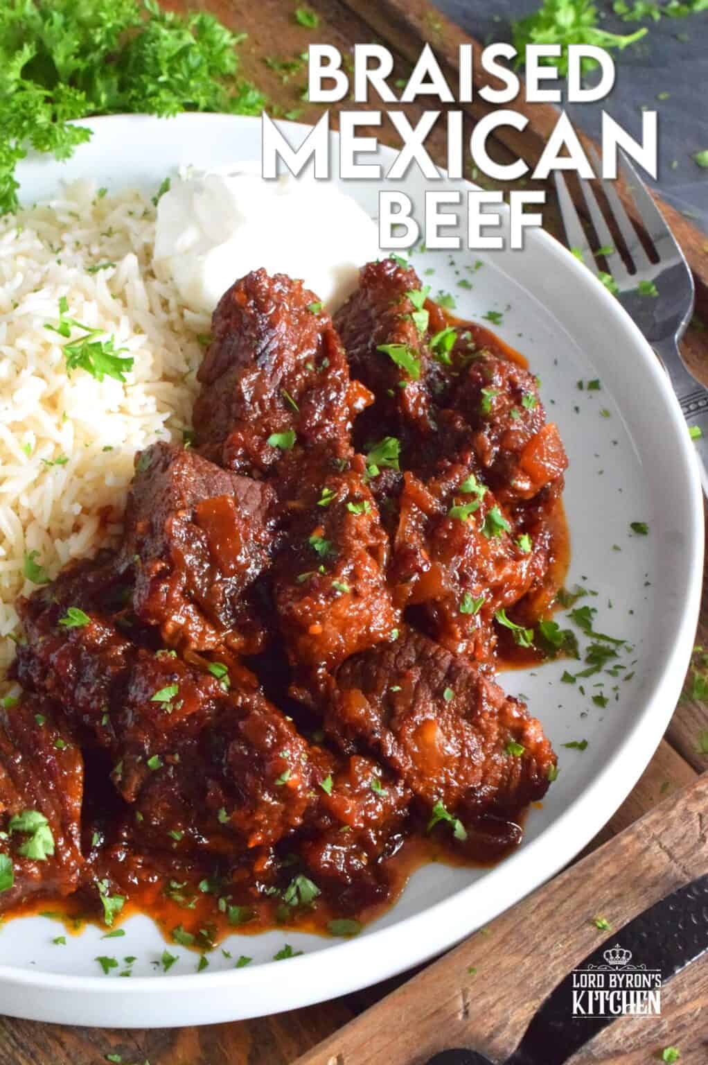 Braised Mexican Beef - Lord Byron's Kitchen