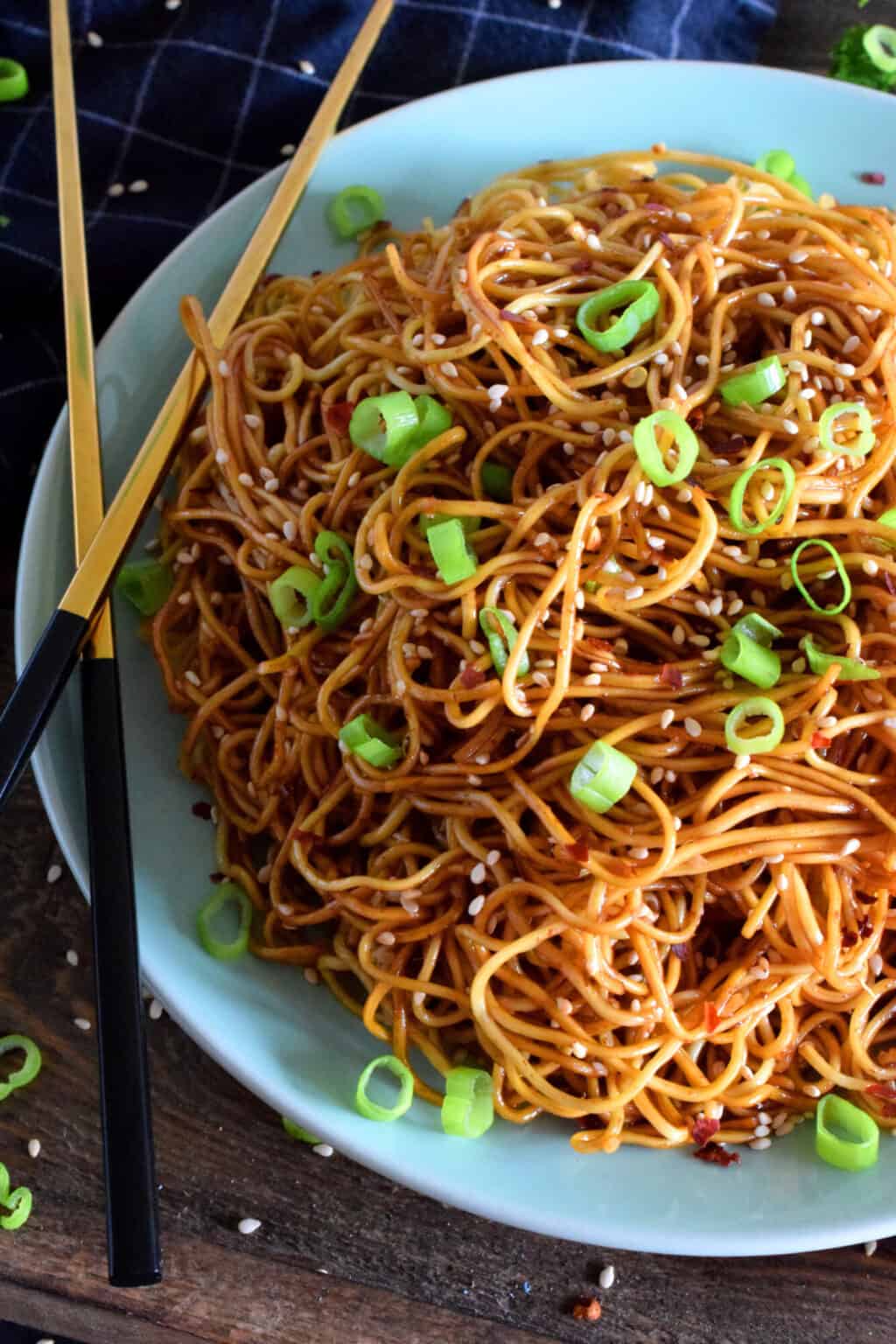 Garlic Sesame Lo Mein - Lord Byron's Kitchen