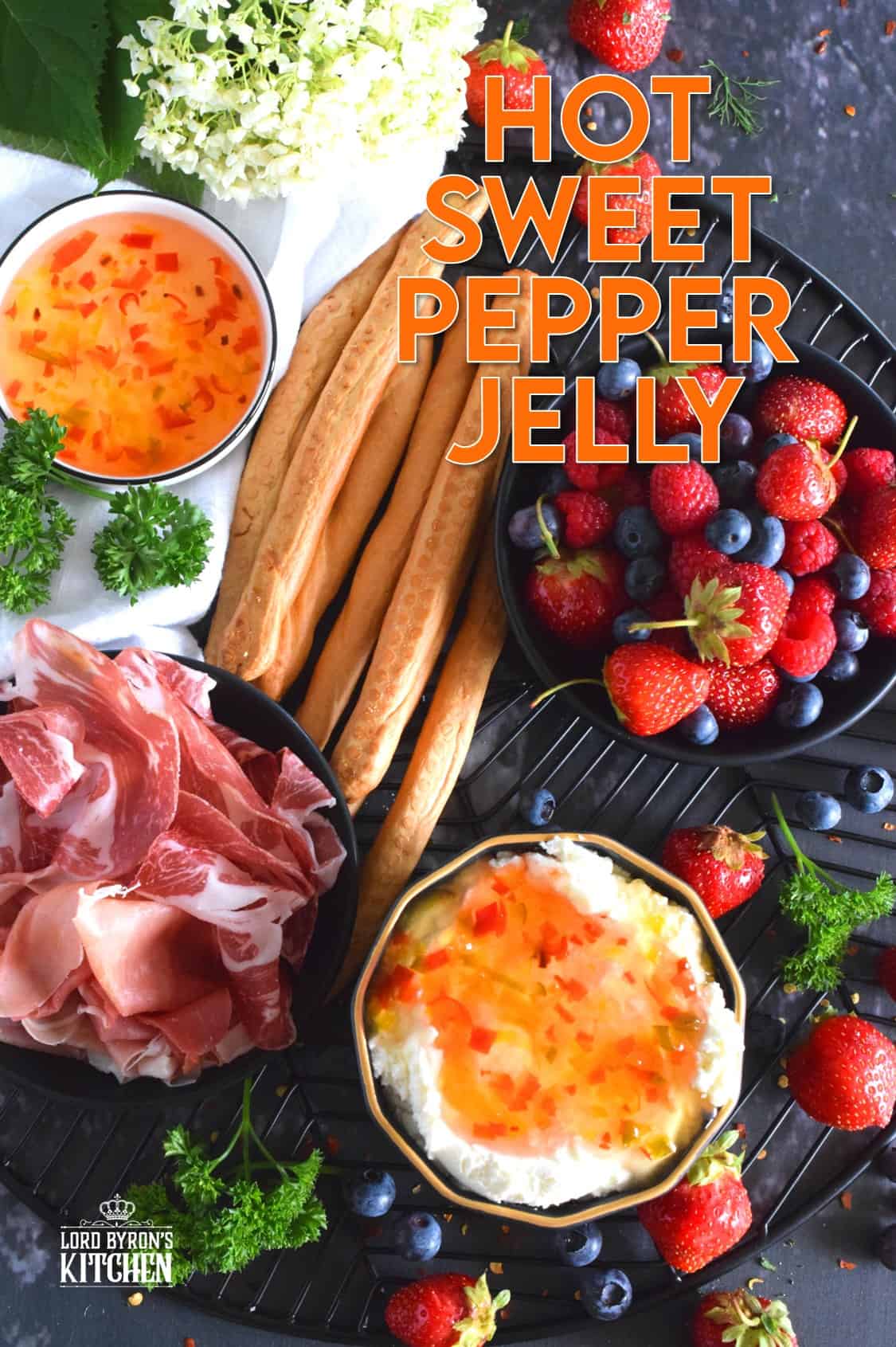 Hot Sweet Pepper Jelly - Lord Byron's Kitchen
